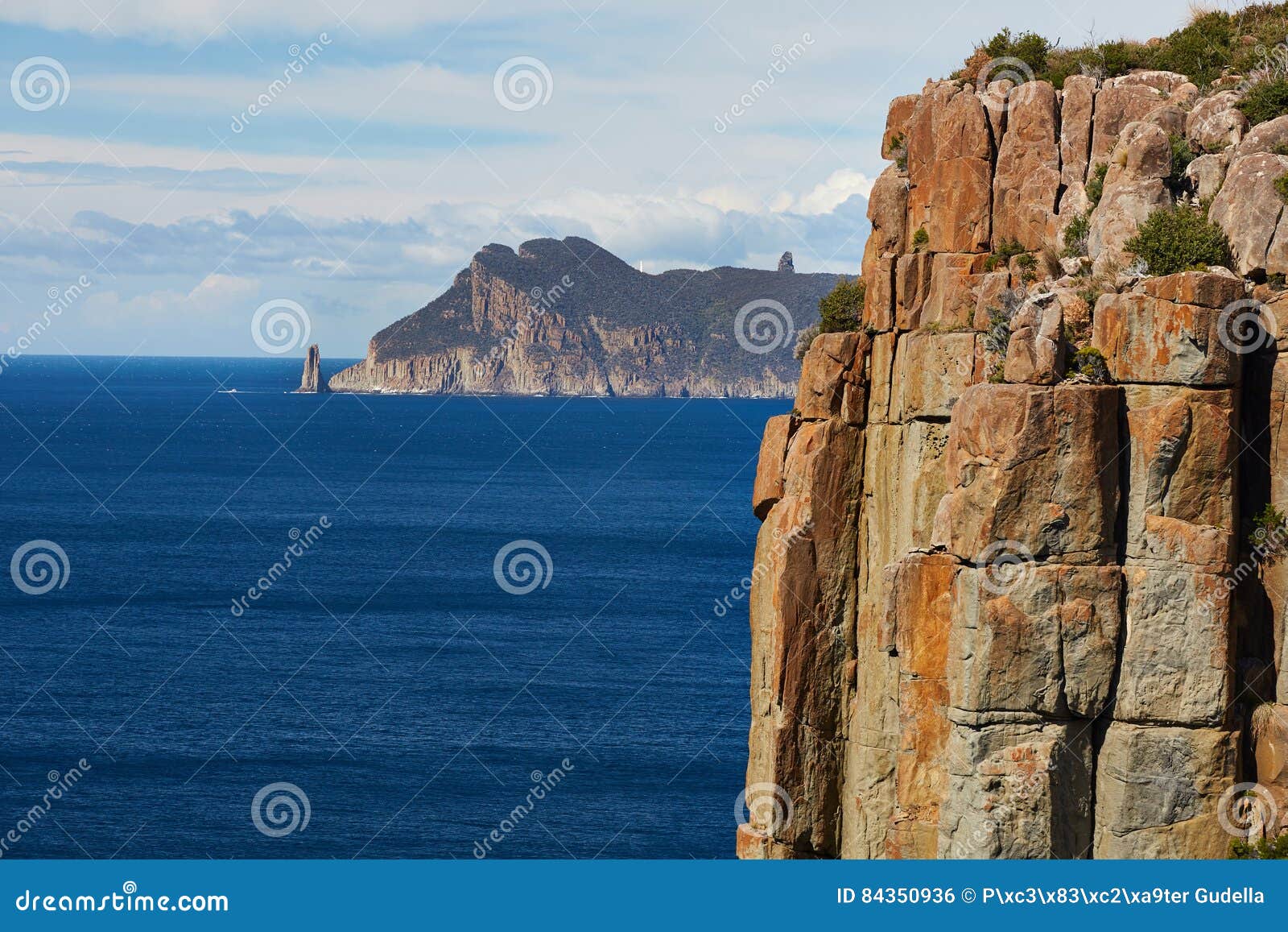 Rugged coastline cliffs stock photo. Image of destination - 84350936
