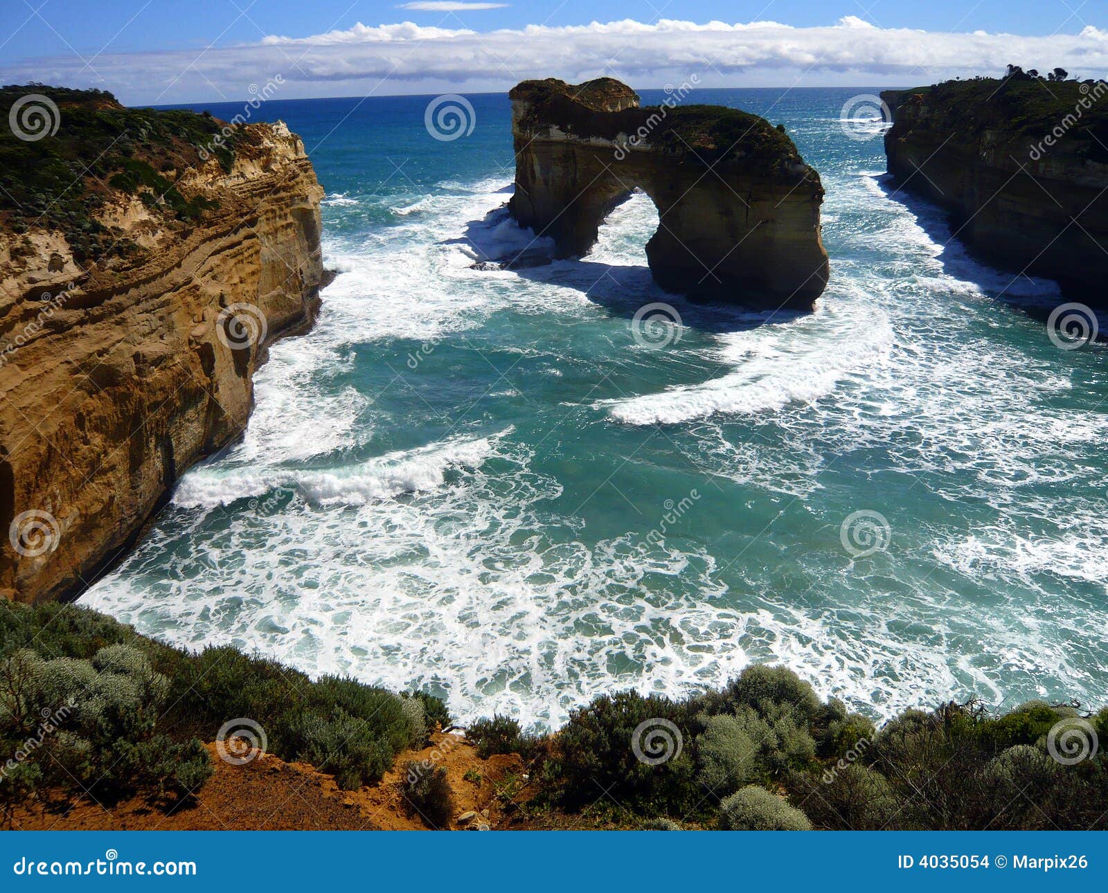 Rugged Coastline, Great Ocean Road Stock Photo - Image of water, twelve ...