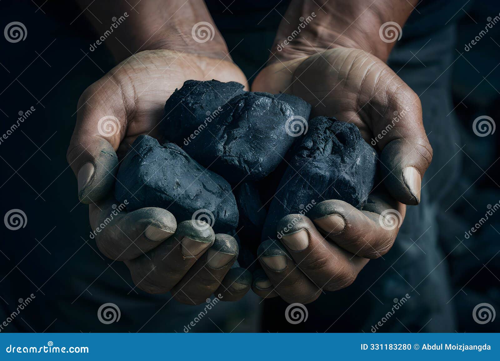Rugged Hands Holding A Glowing Emerald Gemstone In A Cinematic Setting ...