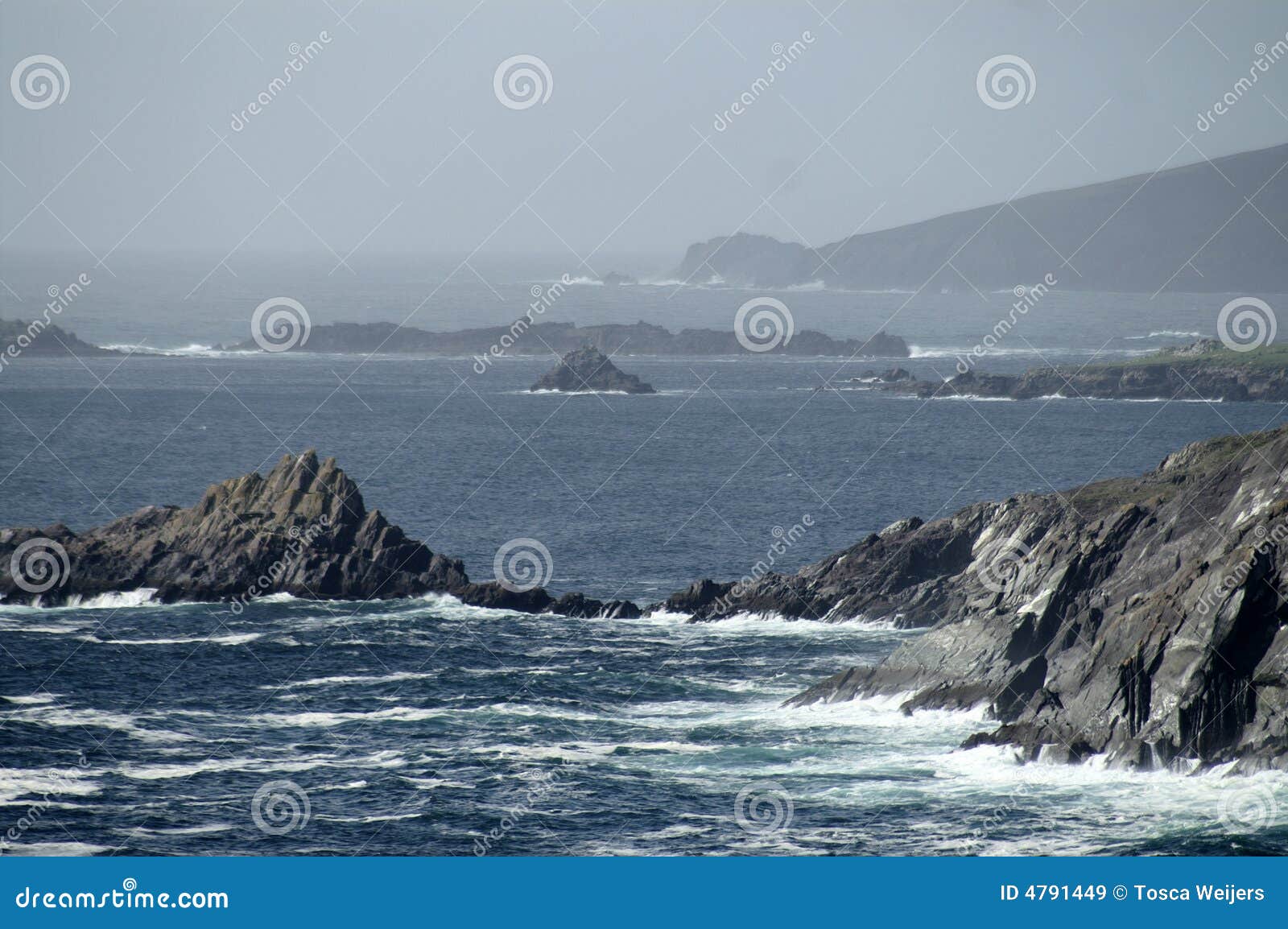 Rugged Irish coast stock image. Image of scenery, rocky - 4791449