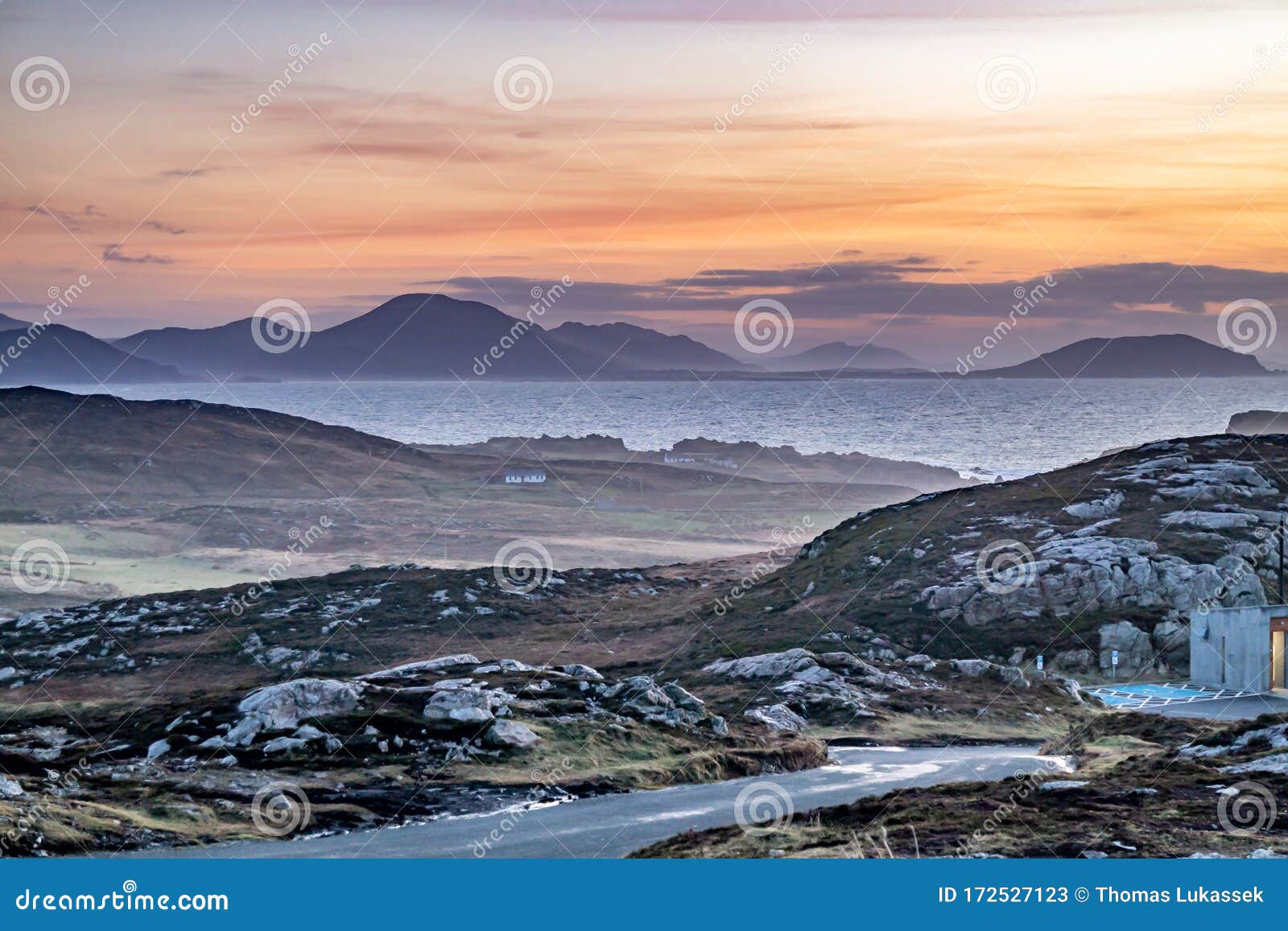 Rugged Landscape at Malin Head in County Donegal - Ireland Stock Image ...