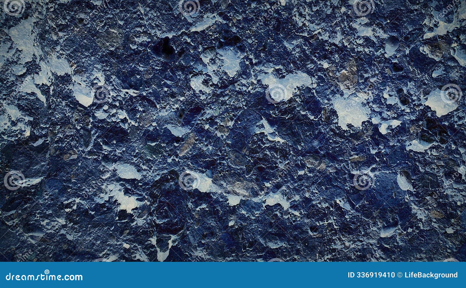 A Rugged Natural Texture with Deep Blue and Gray Tones, Featuring Stone ...