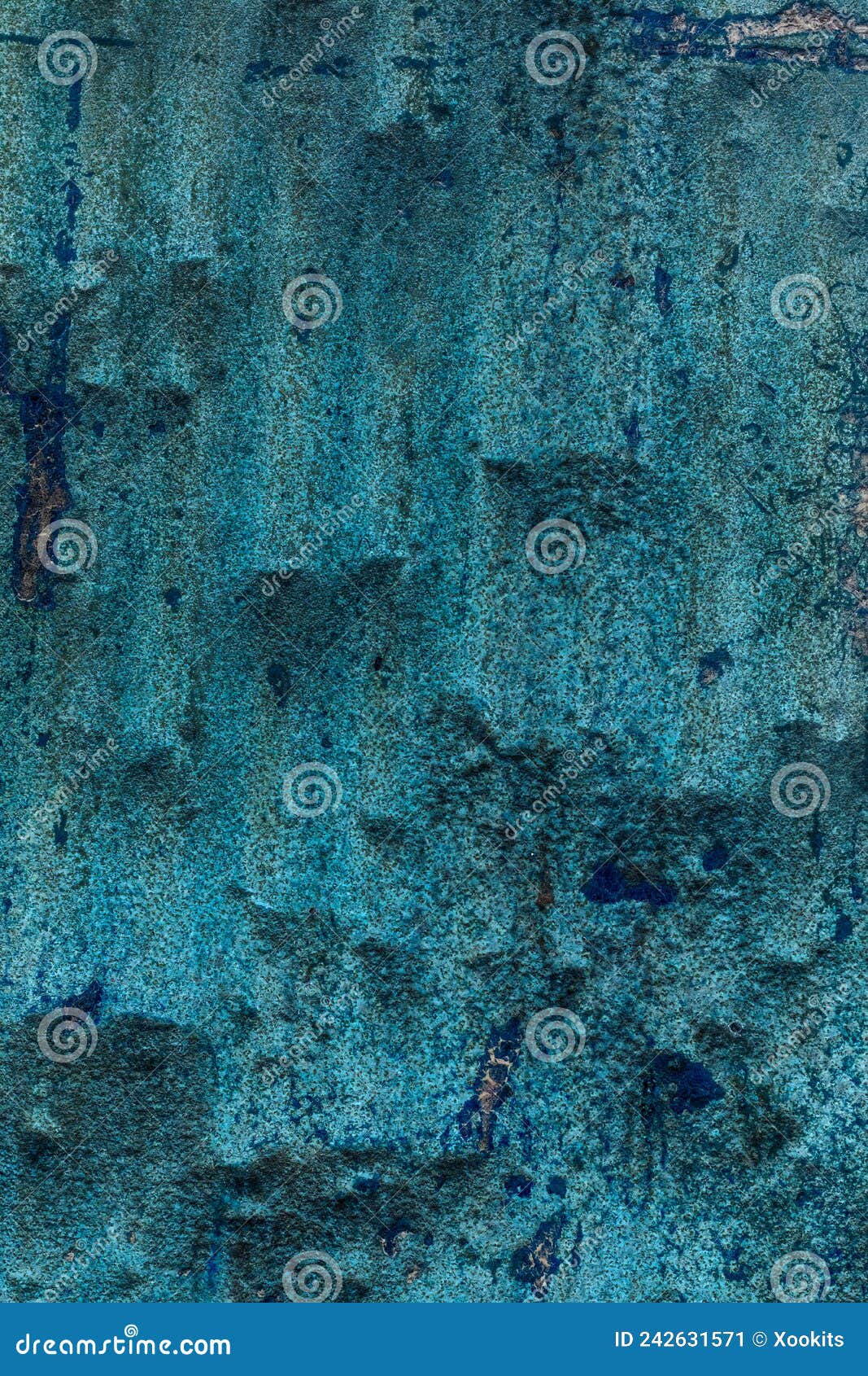Rugged Old Cyan Color Stone Surface for Texture Background Stock Image ...