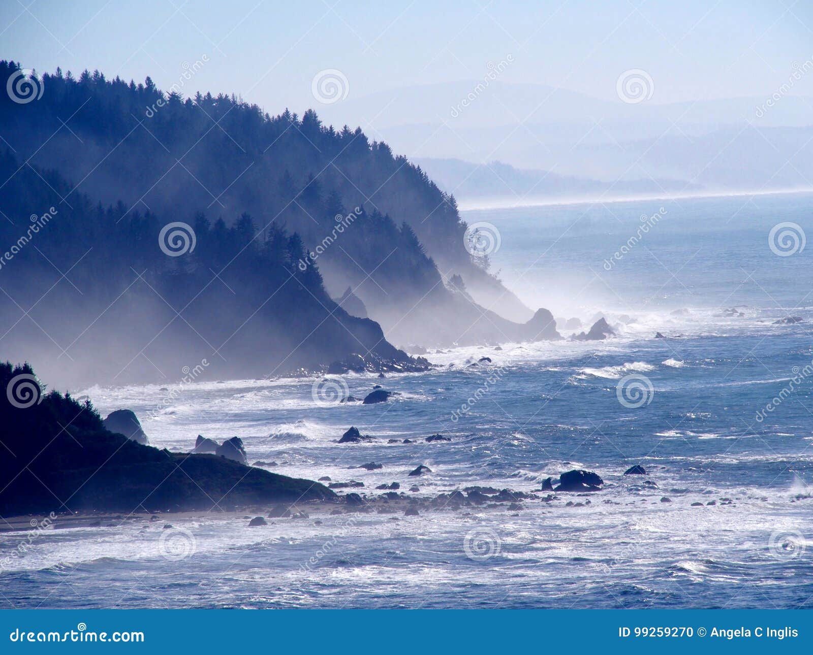 The Rugged Oregon Coast stock photo. Image of vantagepoint - 99259270