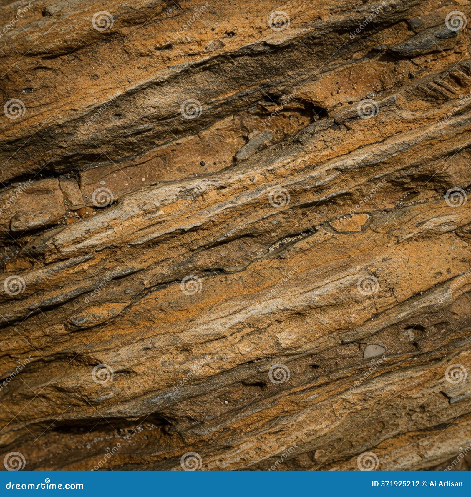 Layered Sedimentary Rock Formation Shows Texture And Color Variations ...