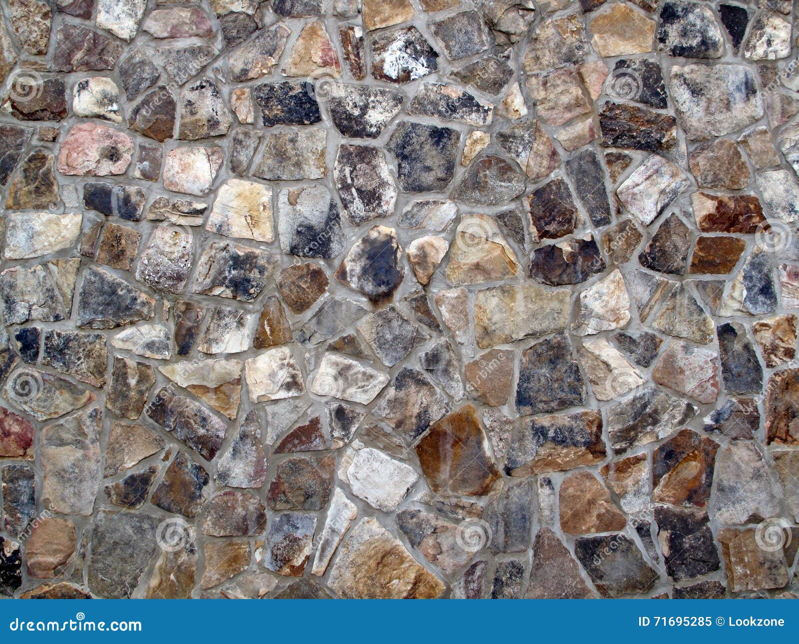 Rugged Rock Wall Backround. Stock Image - Image of cement, irregular ...