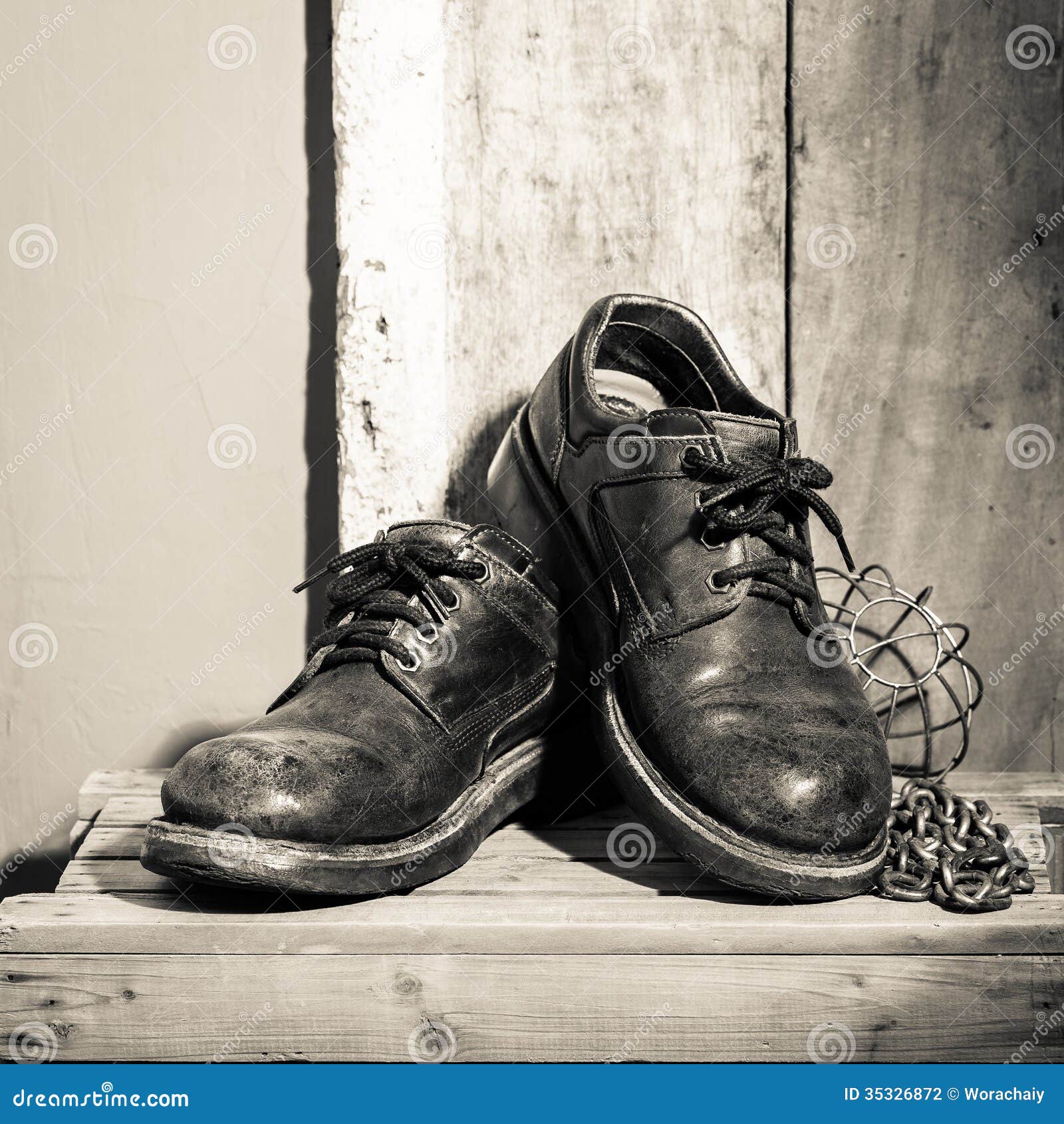 Rugged shoes stock photo. Image of protective, construction - 35326872
