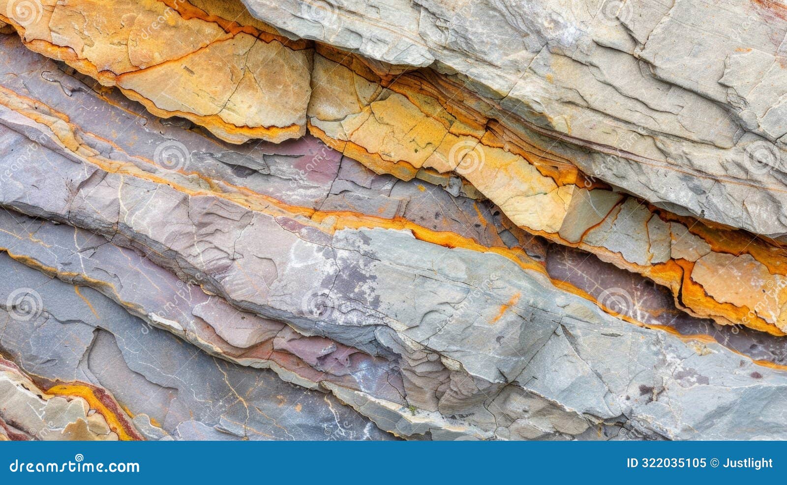 The Rugged Surface of Chiseled Stone with Layers of Sediment and ...