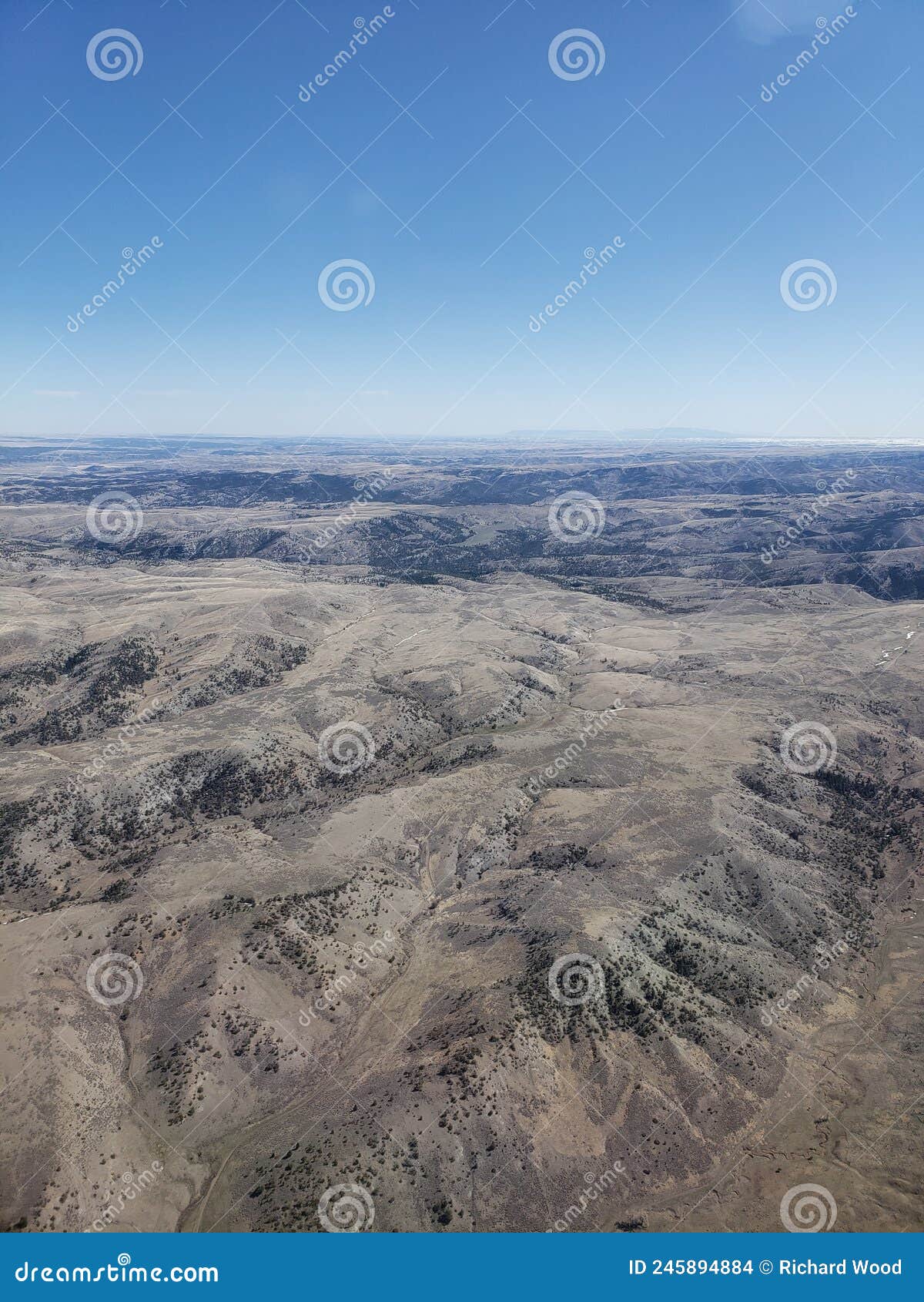 View of Rugged Terrain in the American West Stock Photo - Image of ...
