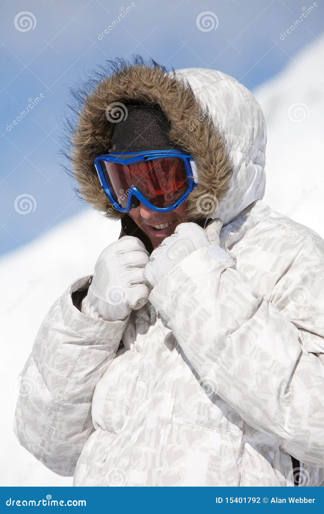 Rugged up stock photo. Image of zealand, warm, cold, holiday - 15401792