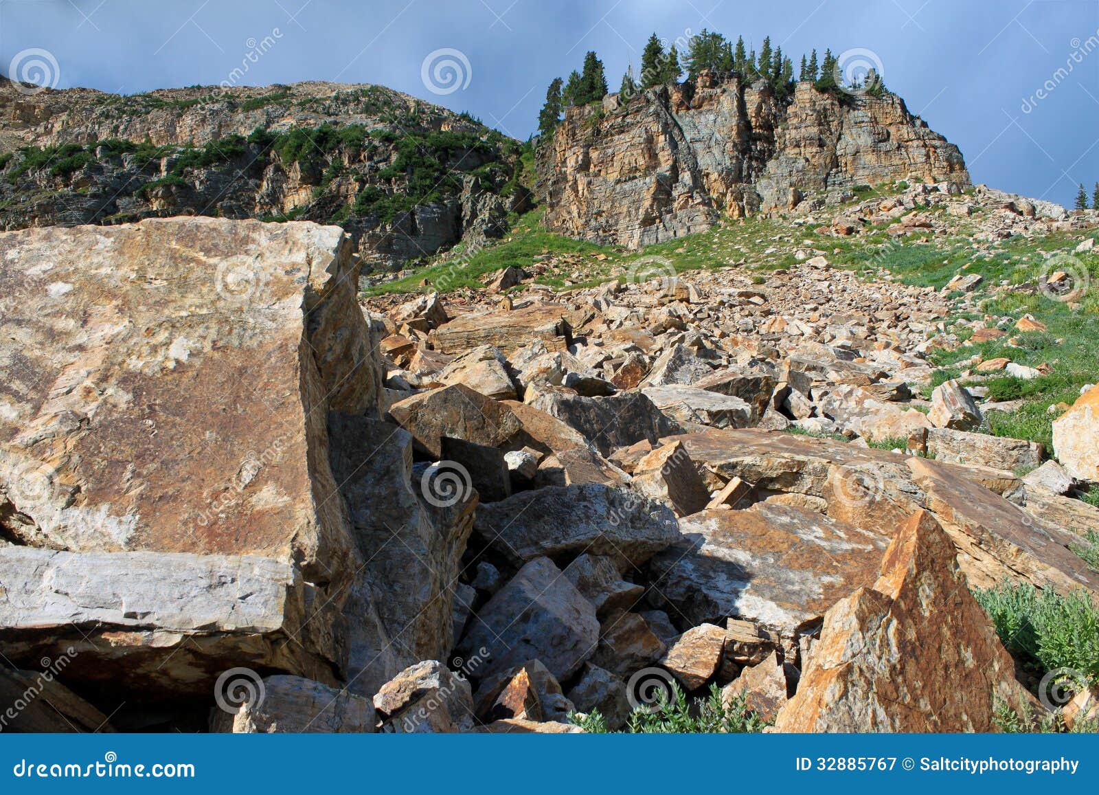 Rugged Utah Mountains stock image. Image of mountain - 32885767