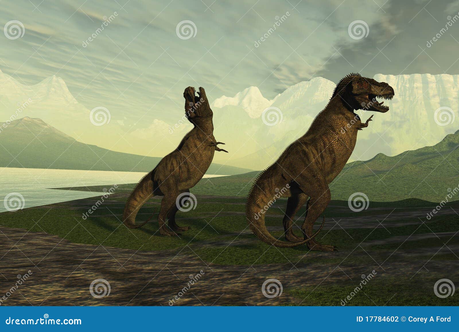 Rugido de T-Rex stock de ilustración. Ilustración de grande - 17784602