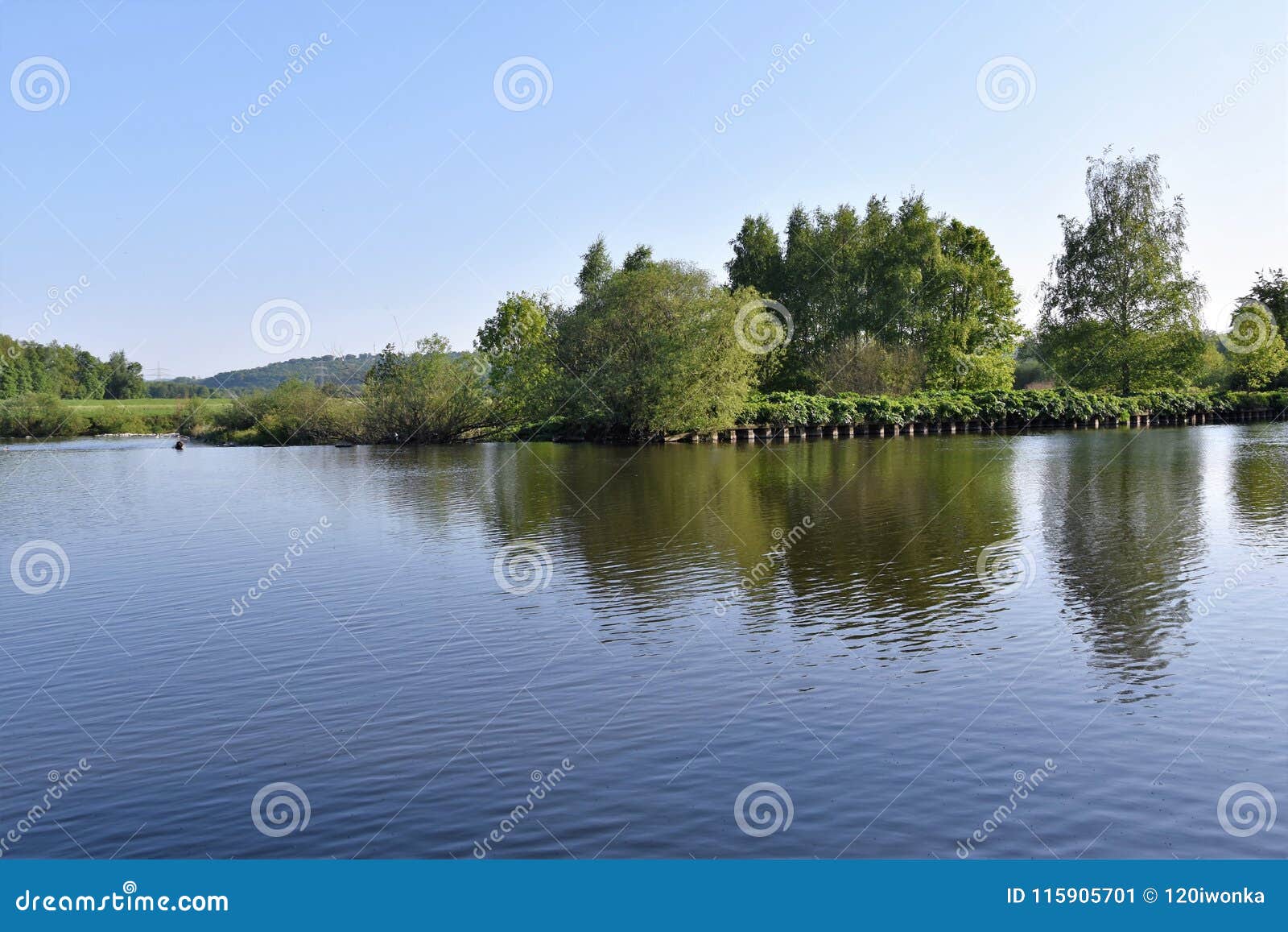 Ruhr river stock image. Image of essen, environment - 115905701