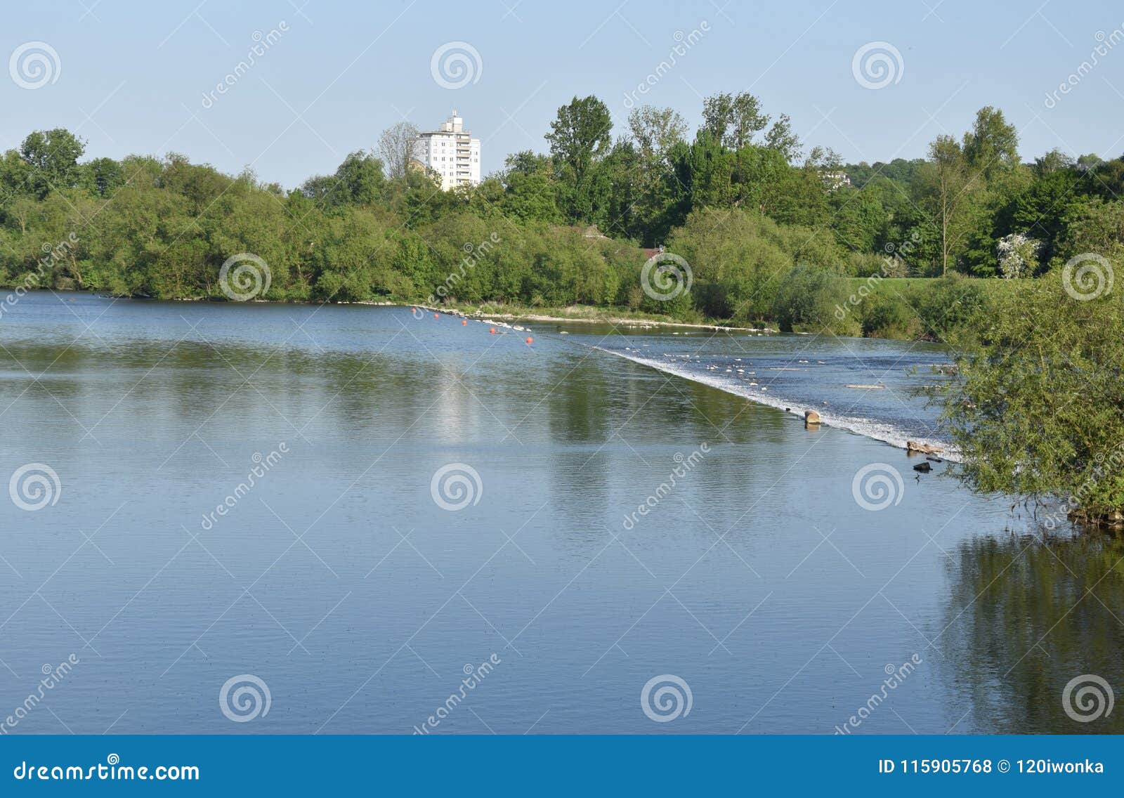 Ruhr river stock photo. Image of environment, clouds - 115905768