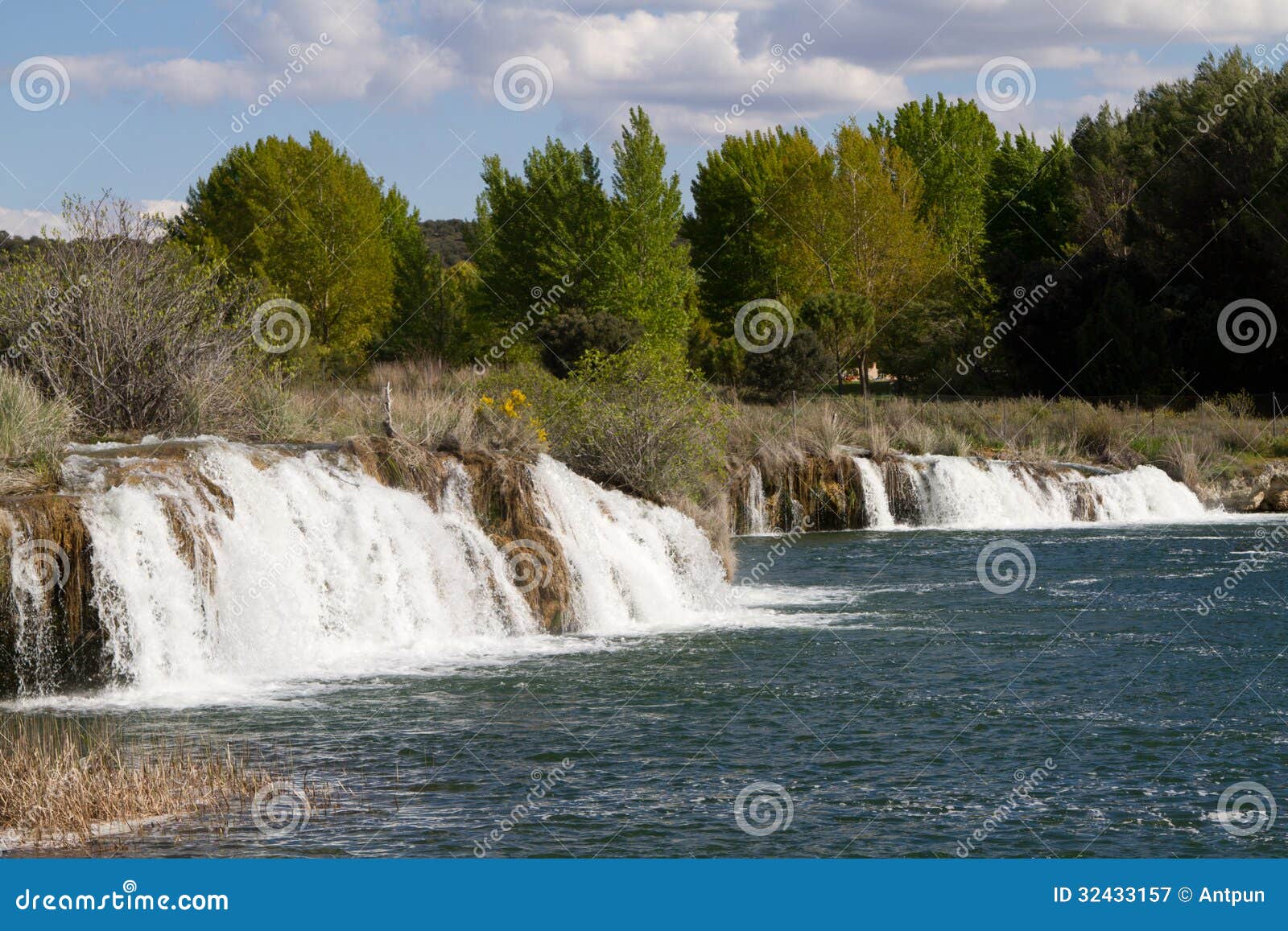 Ruidera National Park Waterfalls Stock Image - Image of spain, albacete ...