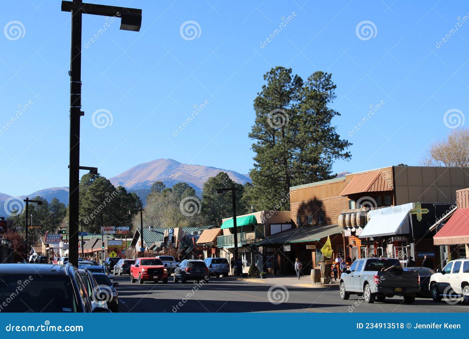 Ruidoso new Mexico editorial stock photo. Image of street - 234913518