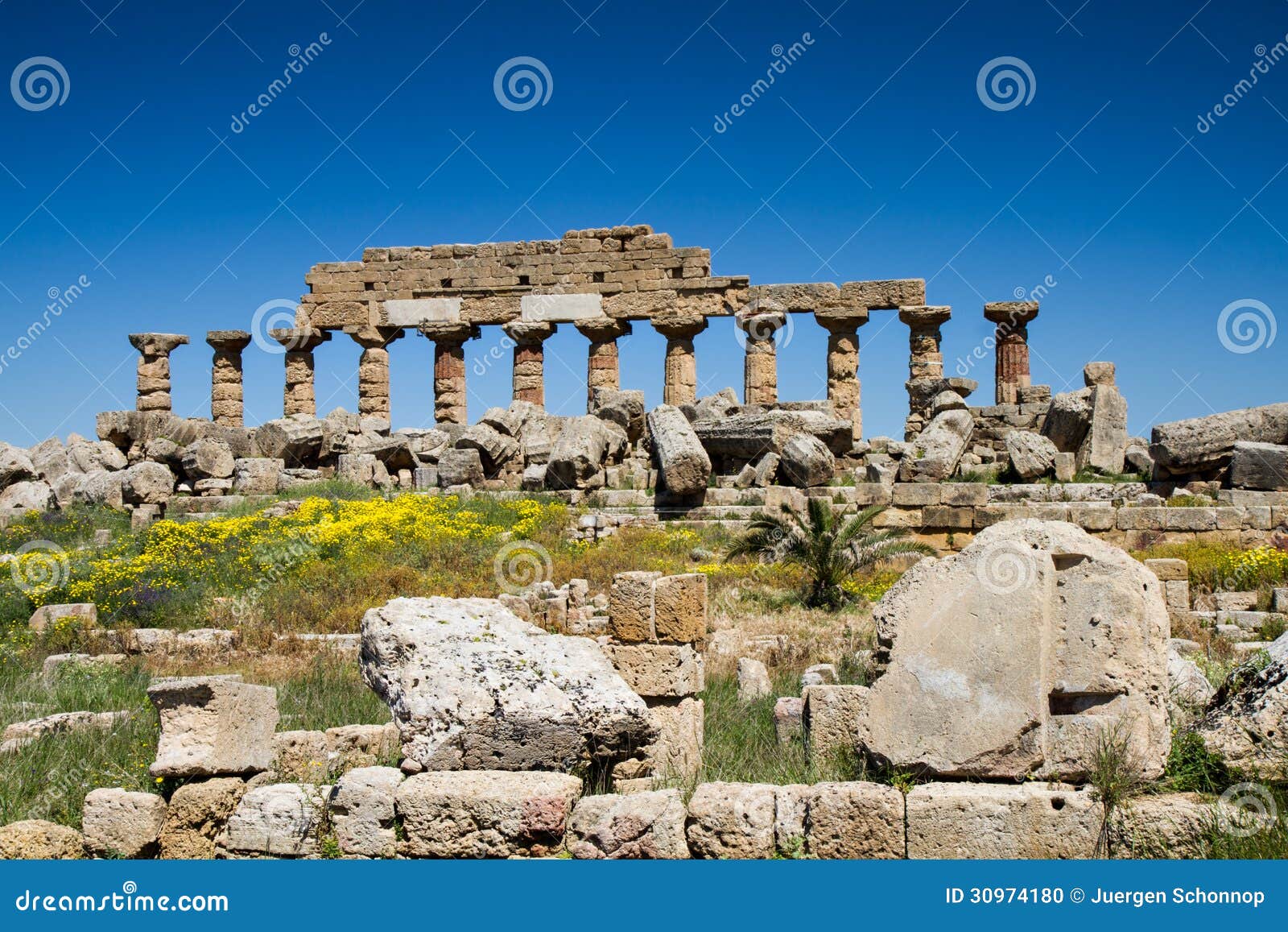 Ruin of the Acropolis stock photo. Image of temple, sicily - 30974180