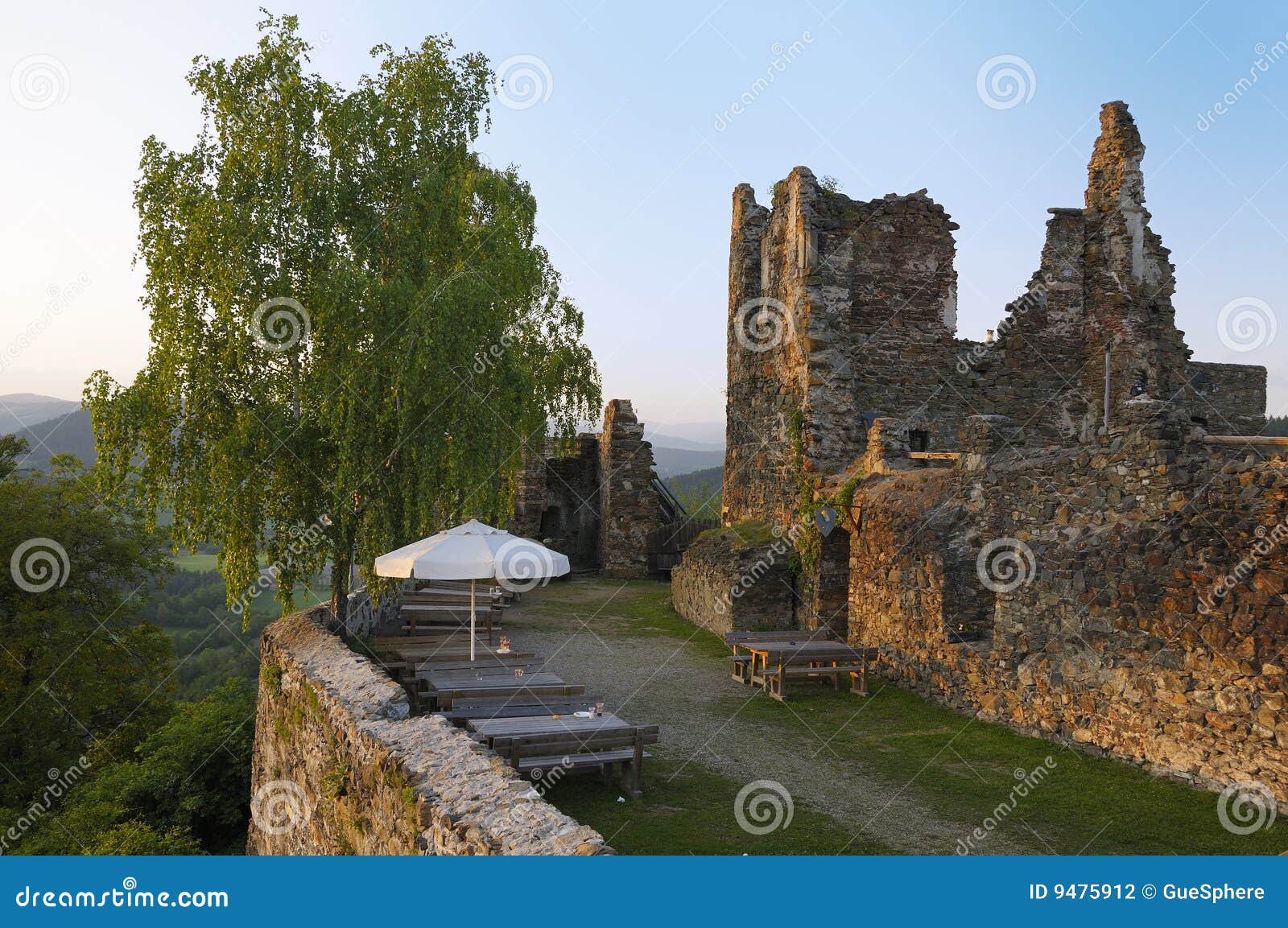 Ruin of a Carinthian Castle Stock Photo - Image of europe, oesterreich ...