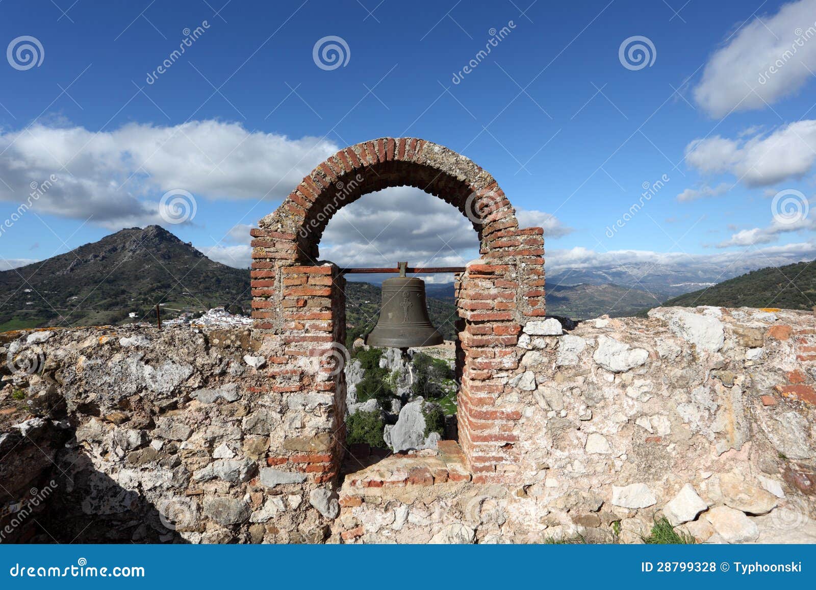 Ruin in Gaucin, Andalusia, Spain Stock Photo - Image of historical ...