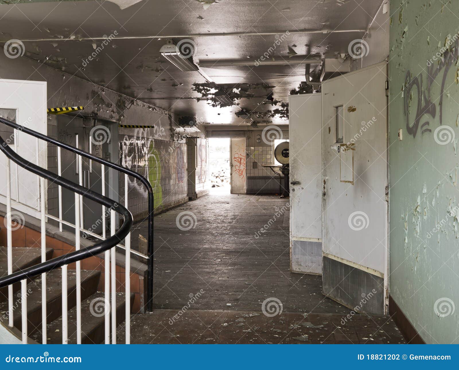 Ruin Interior stock photo. Image of ruined, building - 18821202