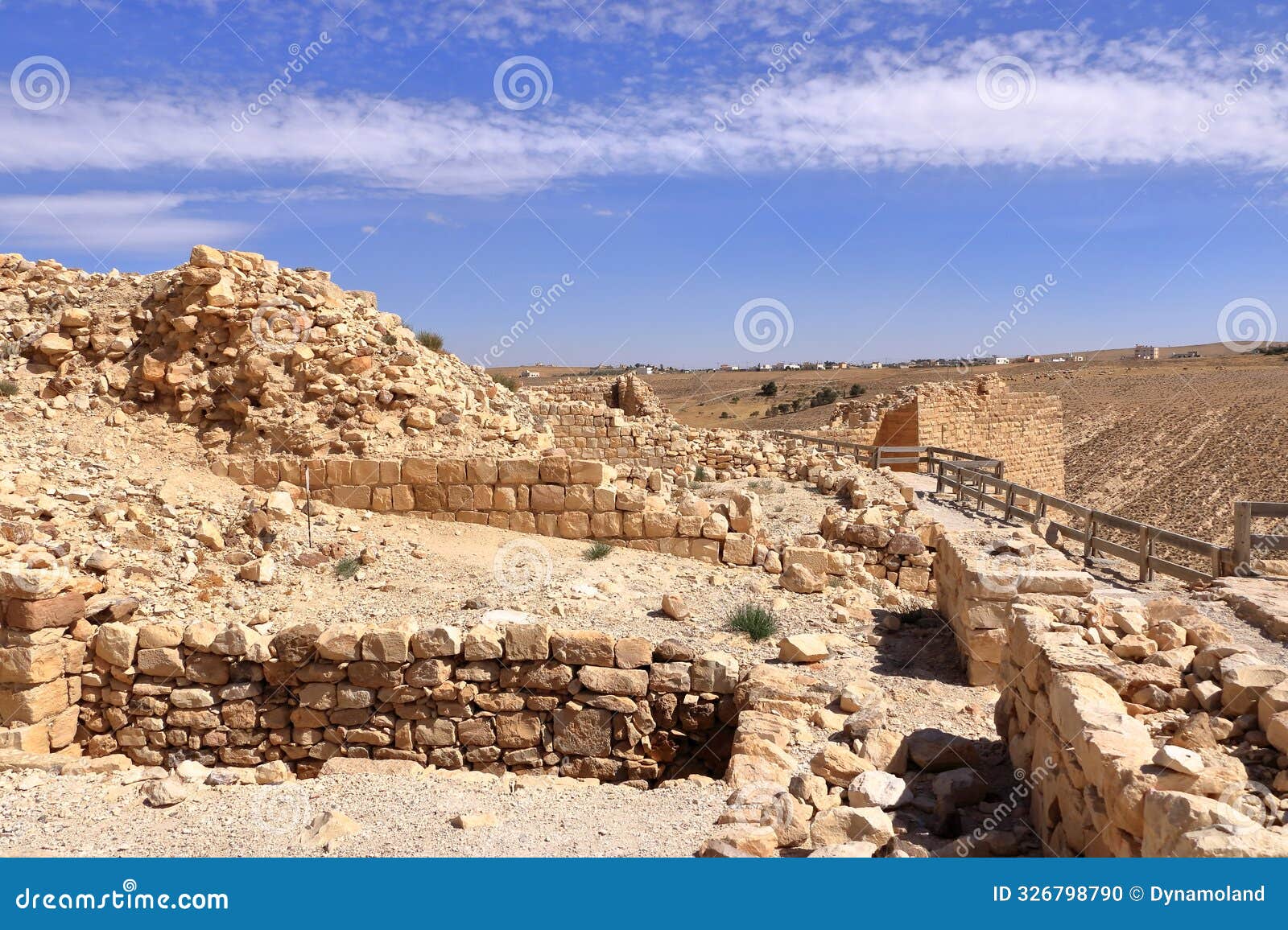 Ruin in Interior of Crusader Castle Shobak, Jordan Editorial Image ...