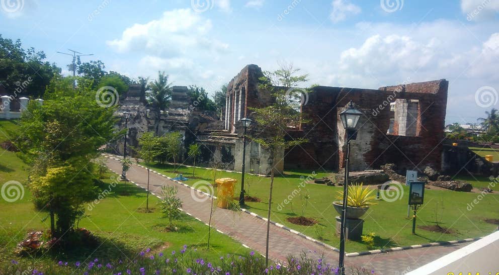 Ruin of & X22;Keraton Kaibon& X22;, Tha Banten Sultanate, Indonesia ...