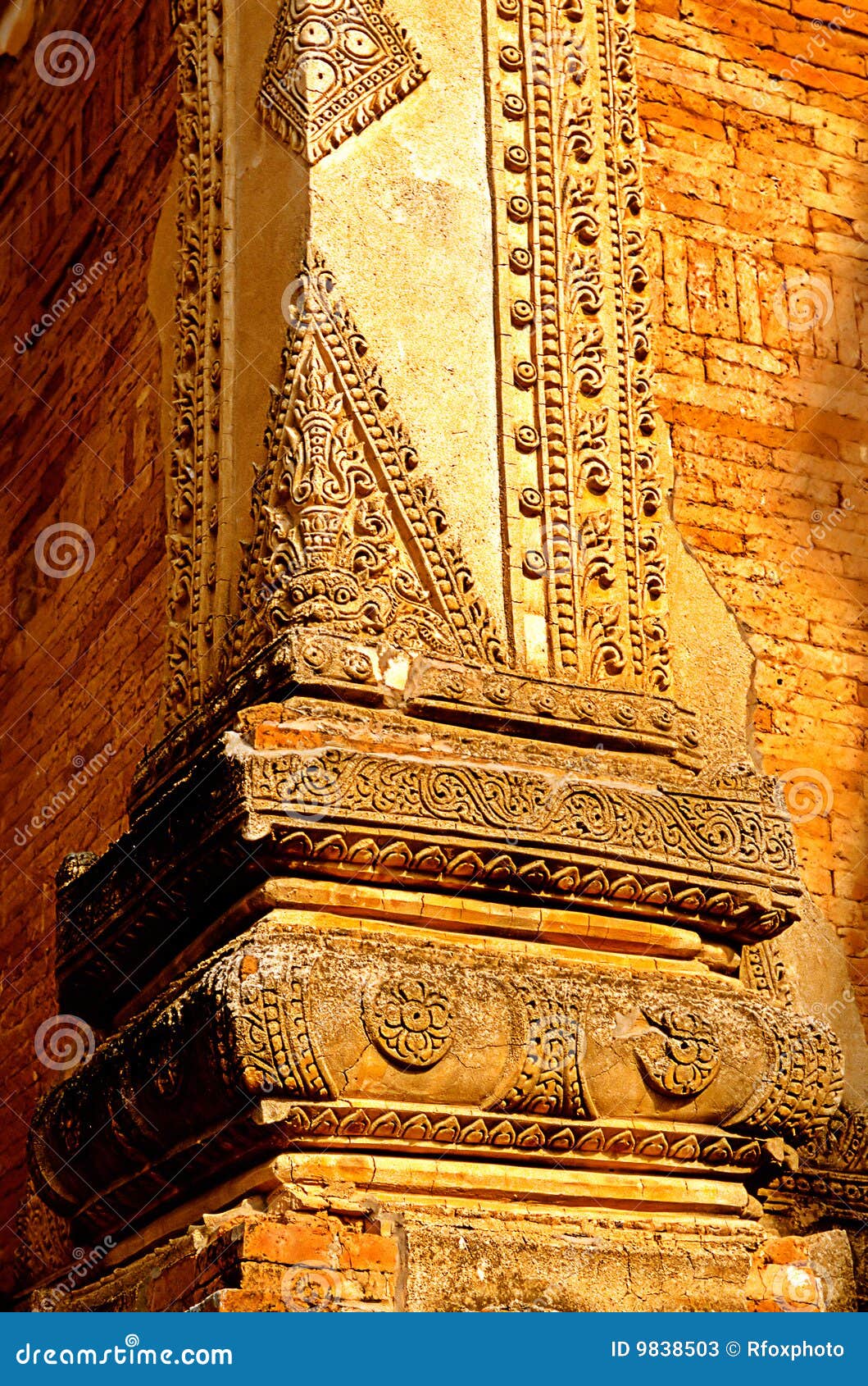 Ruin- Pagan, Burma (Myanmar) Stock Image - Image of architecture, ruin ...
