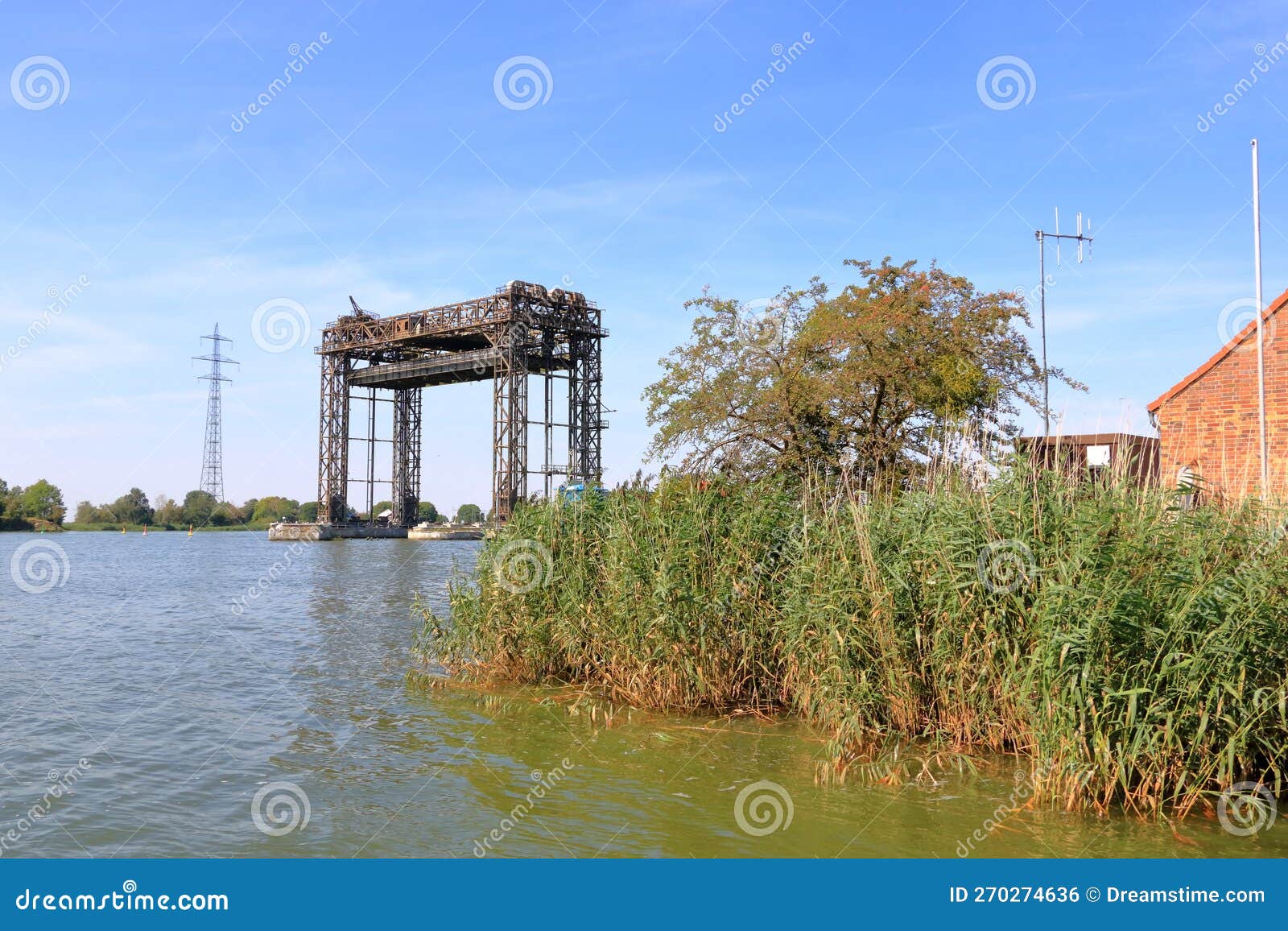 The Ruin of the Railway Bridge of Karnin, Usedom in Germany Stock Photo ...
