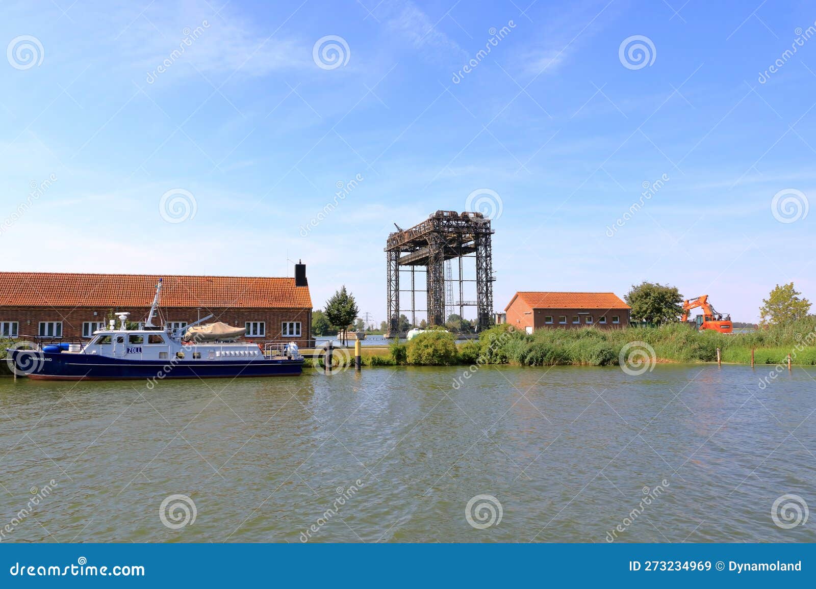 The Ruin of the Railway Bridge of Karnin, Usedom in Germany Stock Image ...
