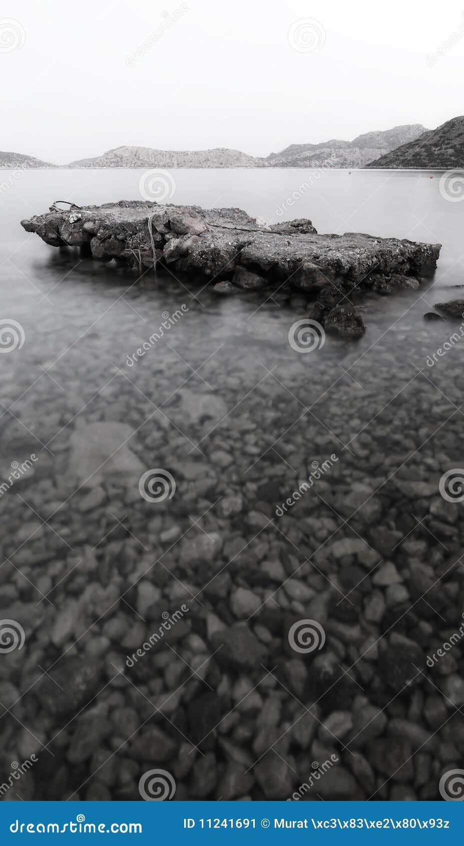 Ruin at Sea stock image. Image of range, scenic, idyllic - 11241691