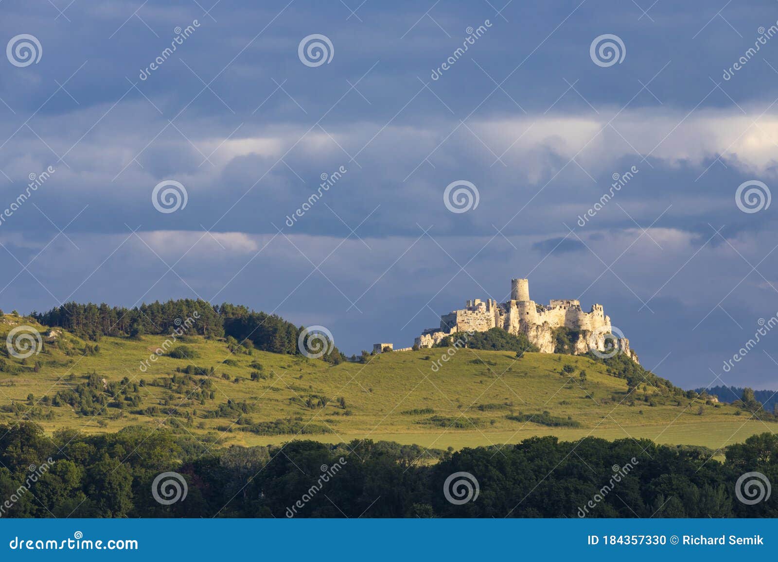 Ruin of Spis Castle in Slovakia Stock Photo - Image of fortification ...