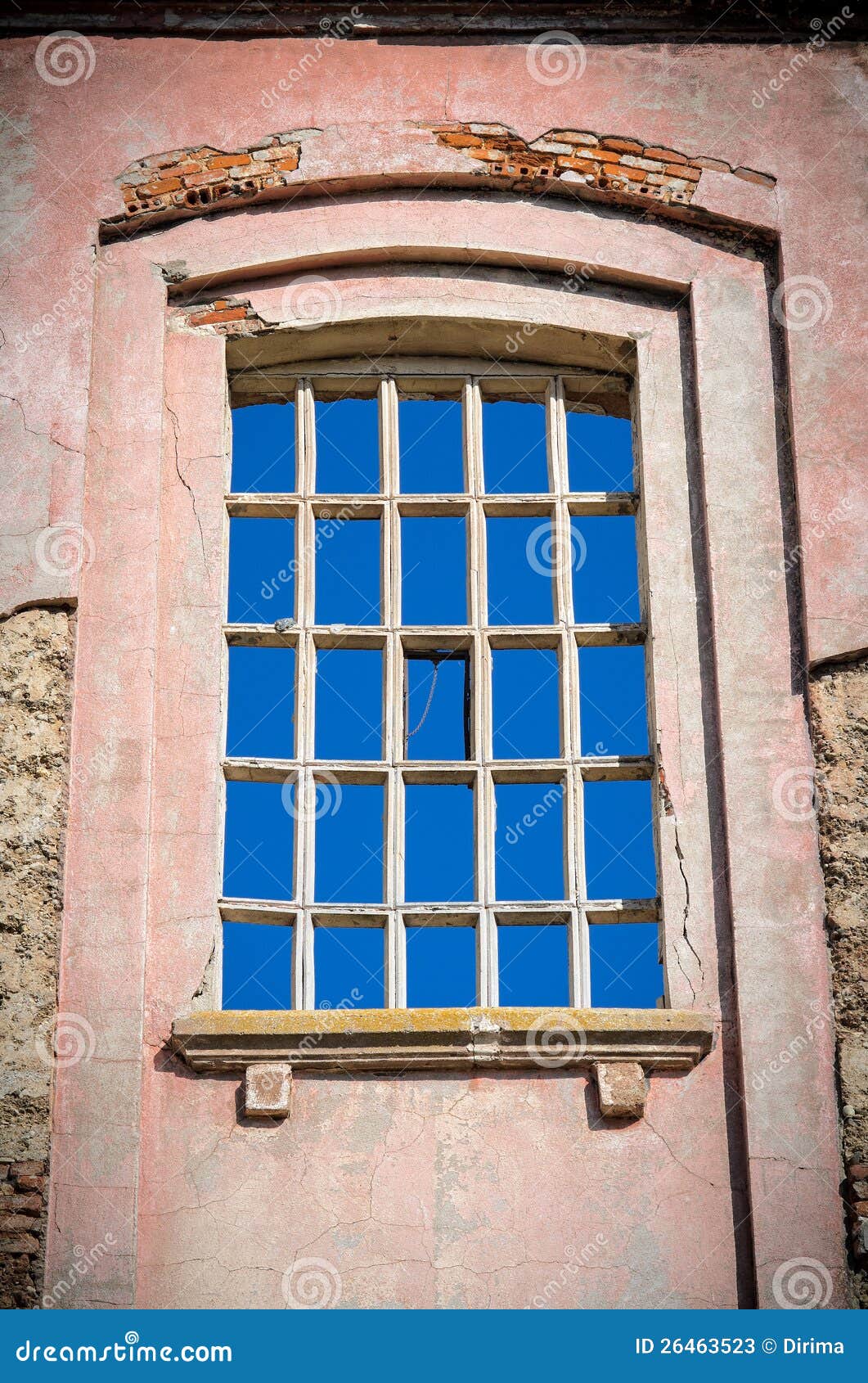 Ruin window stock image. Image of construction, rough - 26463523