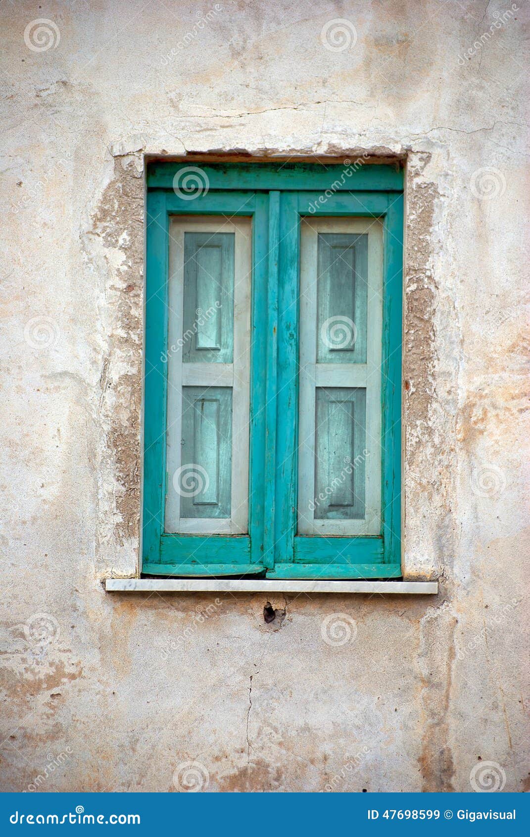 Ruin window stock image. Image of stone, iron, glass - 47698599