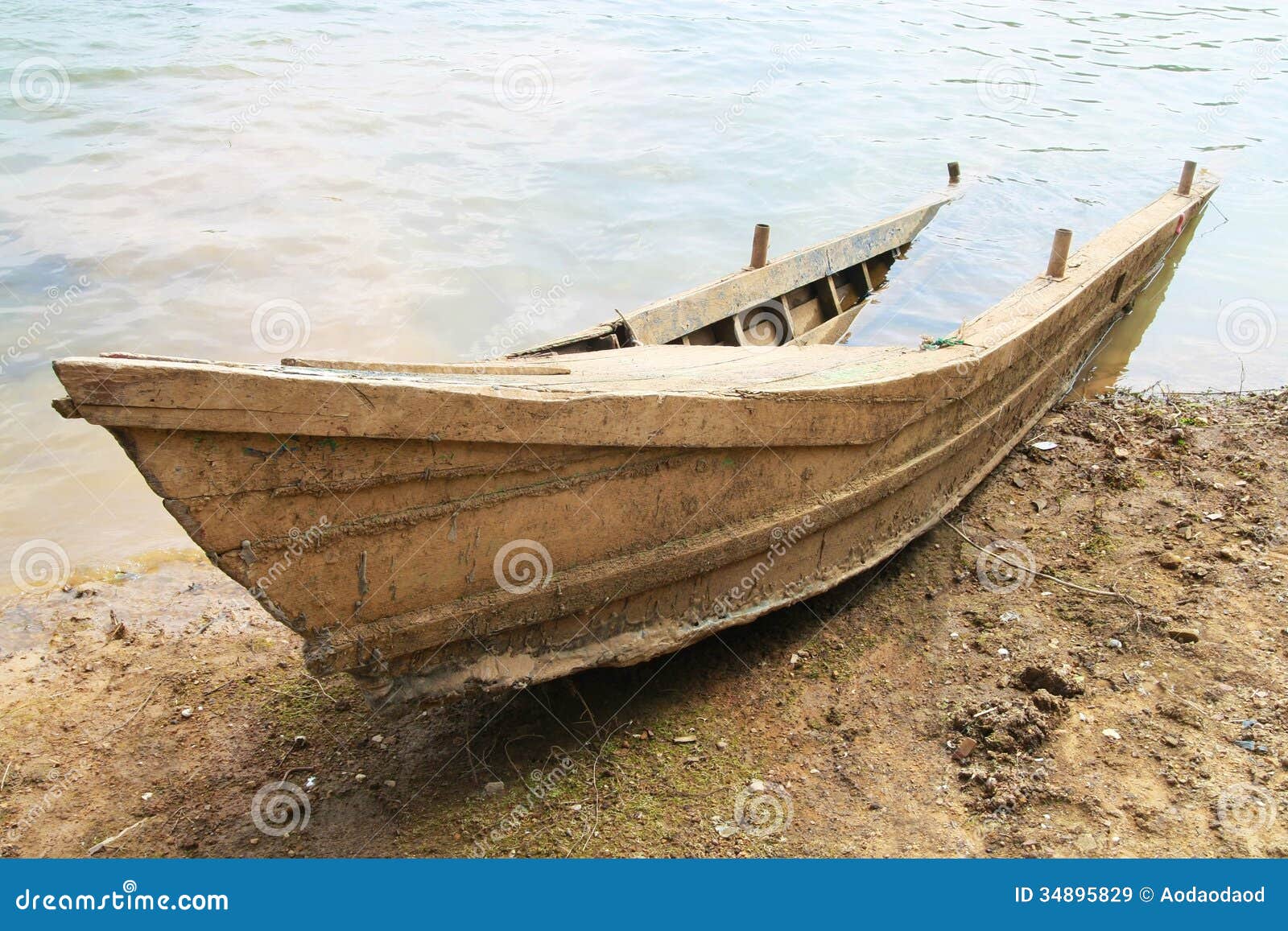 Ruin wooden boat sank stock image. Image of outdoor, asia - 34895829
