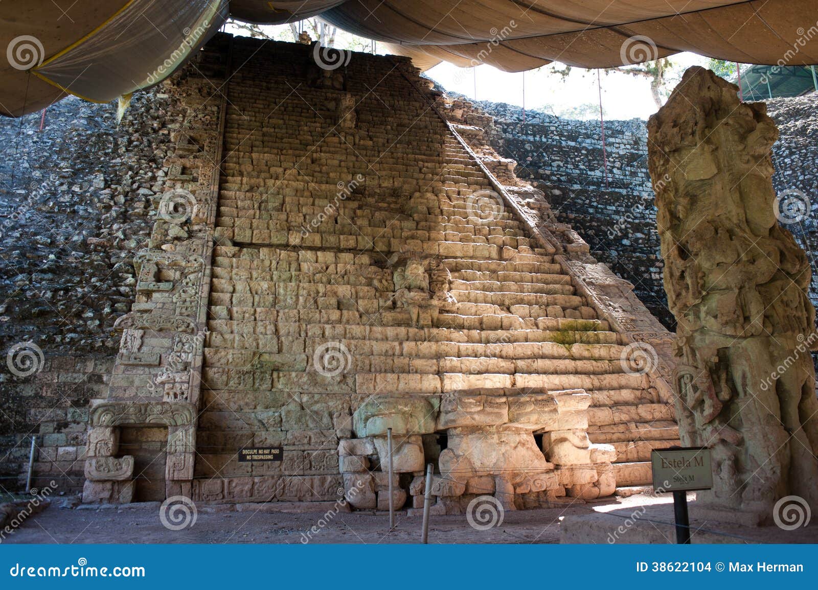 Ruinas de Copan foto de archivo. Imagen de central, ruinas - 38622104