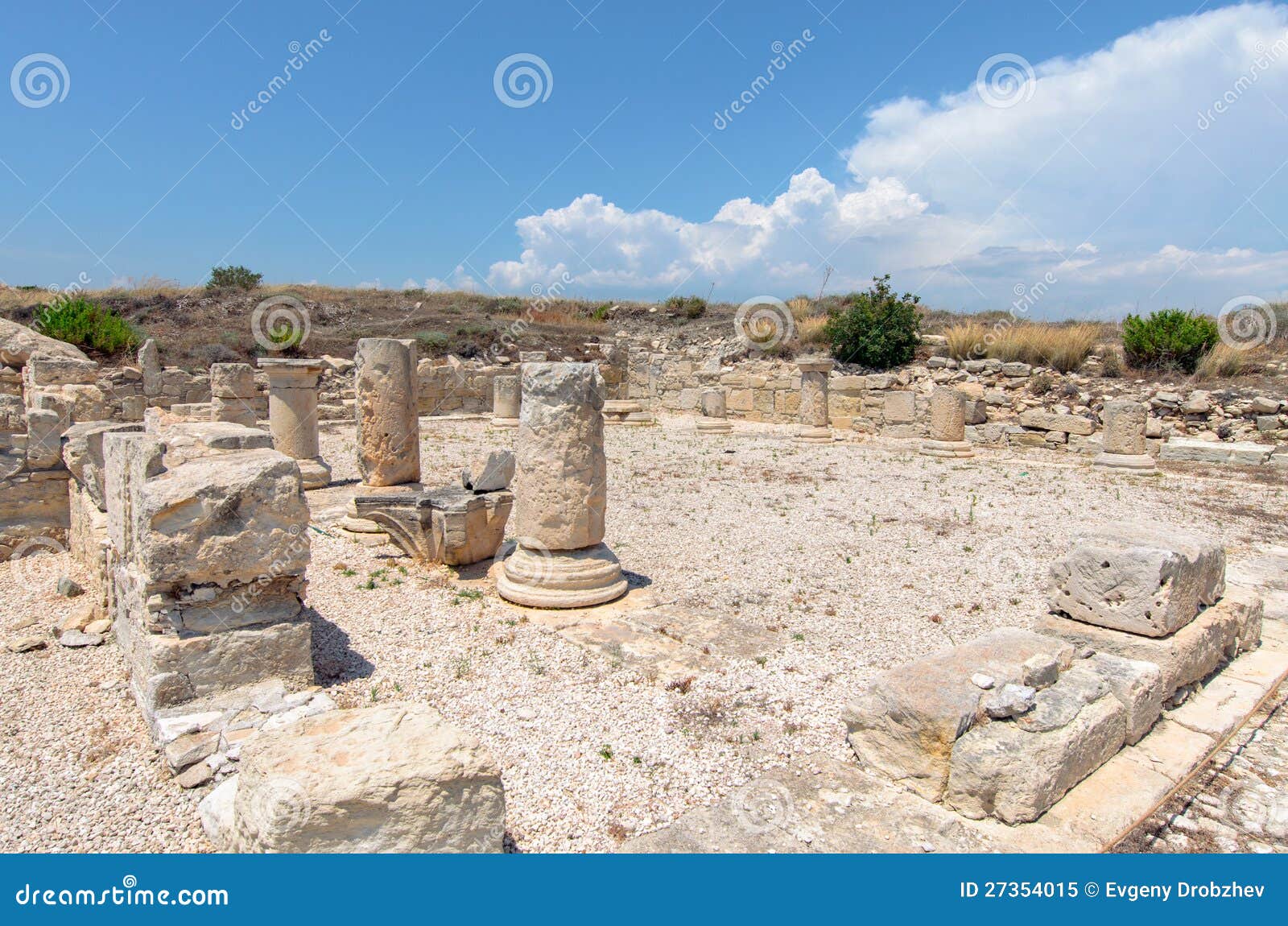 Ruinas De La Ciudad Antigua En Chipre Imagen de archivo - Imagen de ...