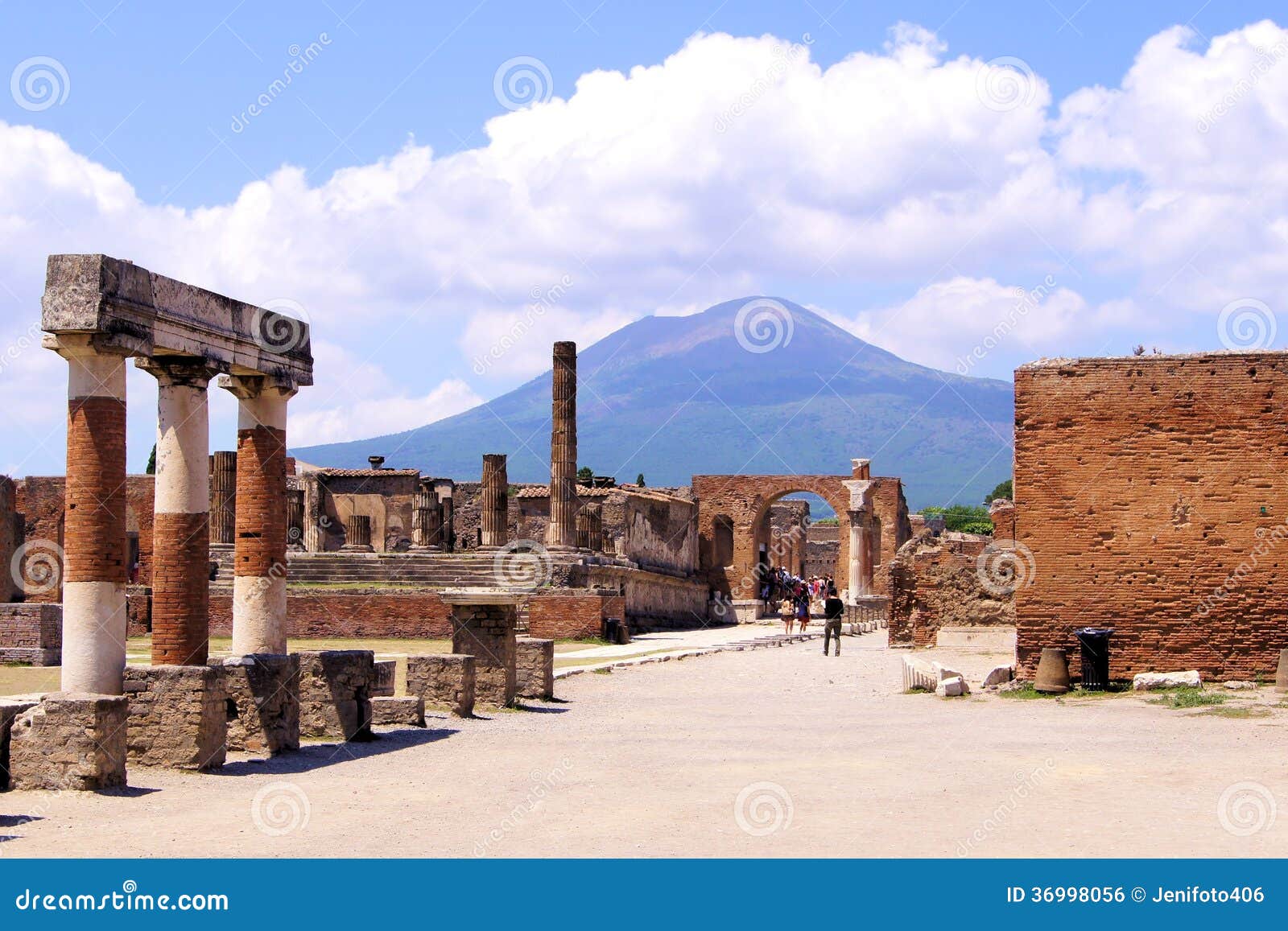 Ruinas de Pompeya, Italia foto editorial. Imagen de italiano - 36998056