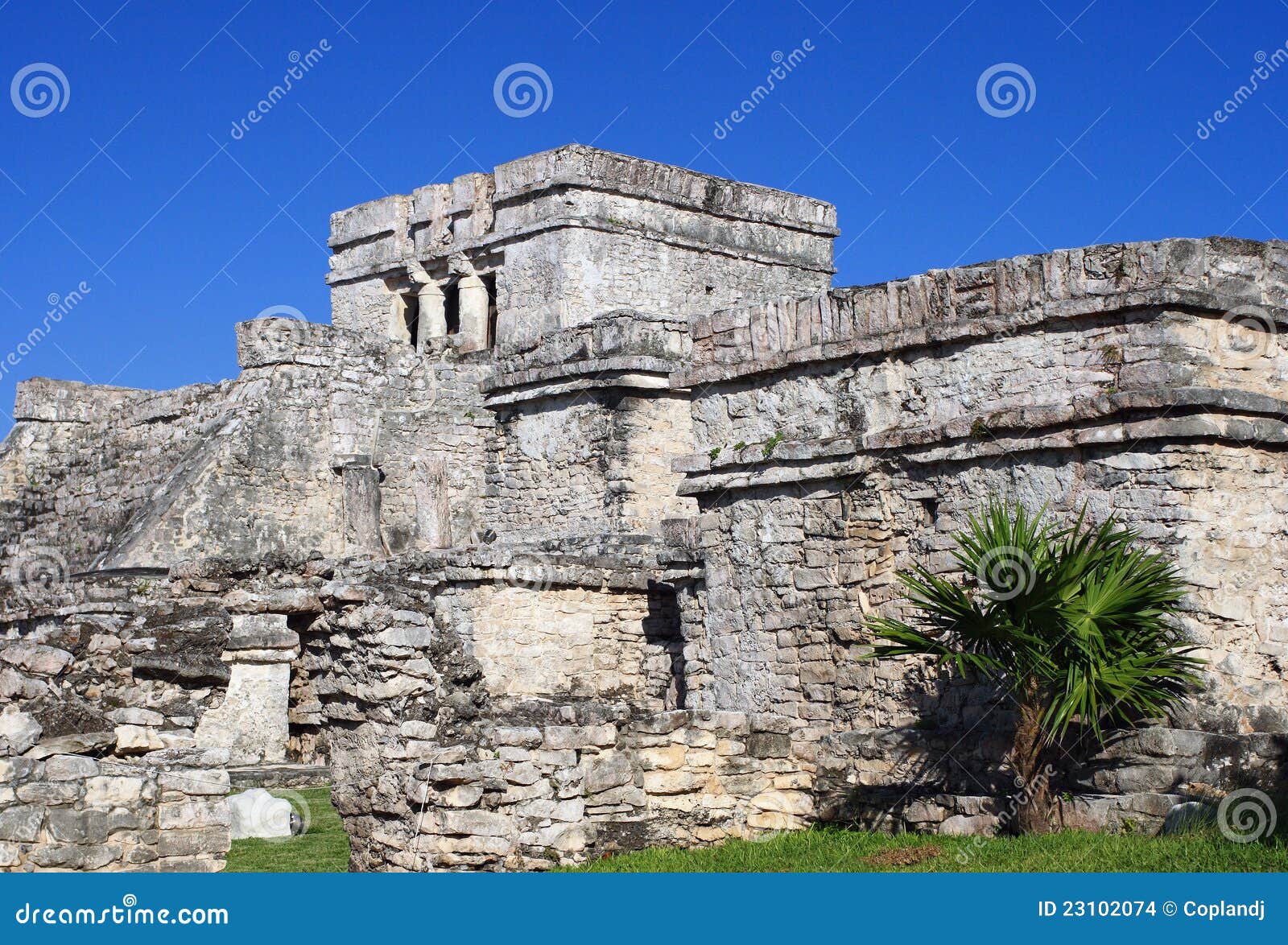 Ruinas de Tulum foto de archivo. Imagen de caribe, america - 23102074