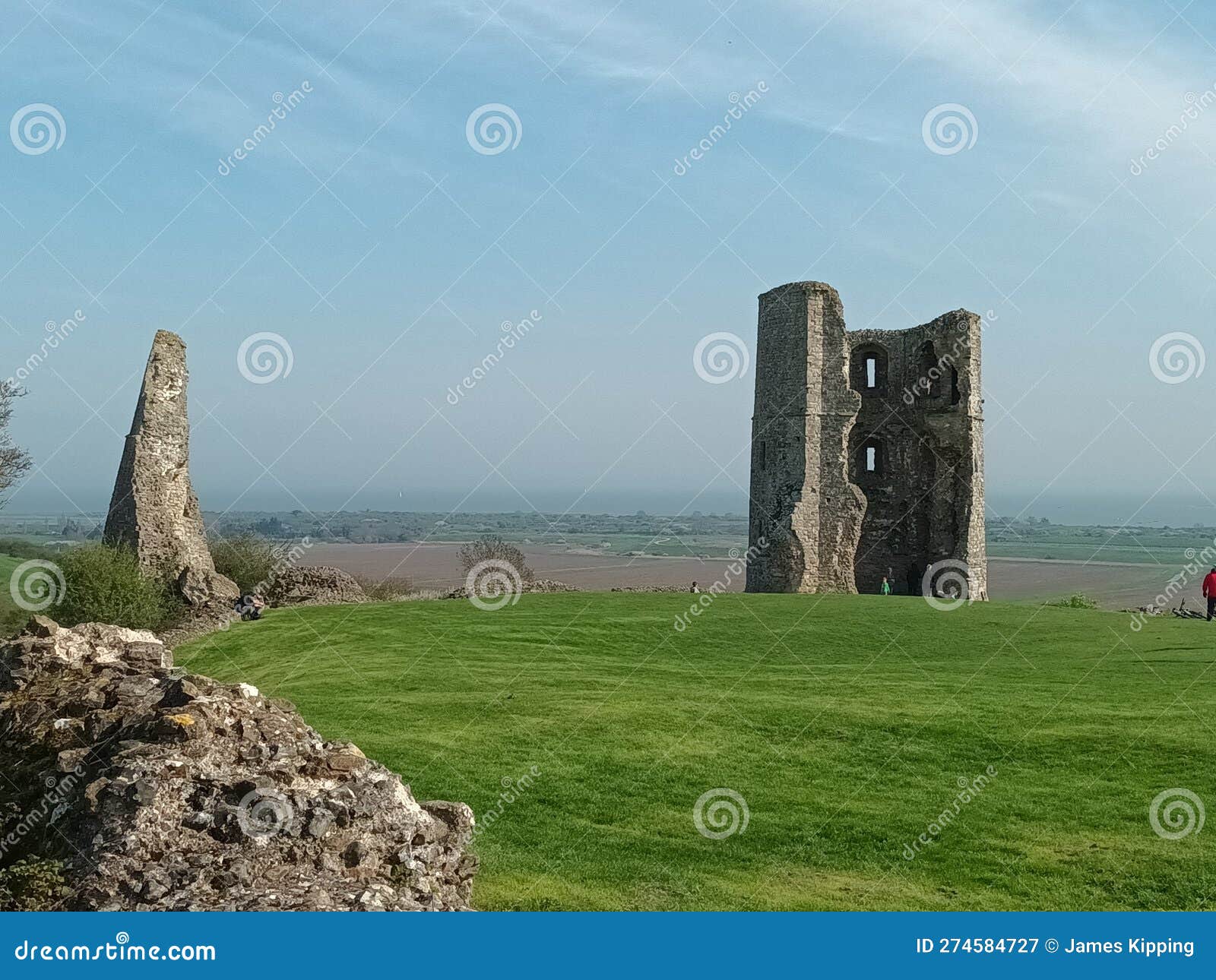 Ruinas Del Castillo De Hadleigh 1360 1370 Rey Edward 3 Fotografía ...
