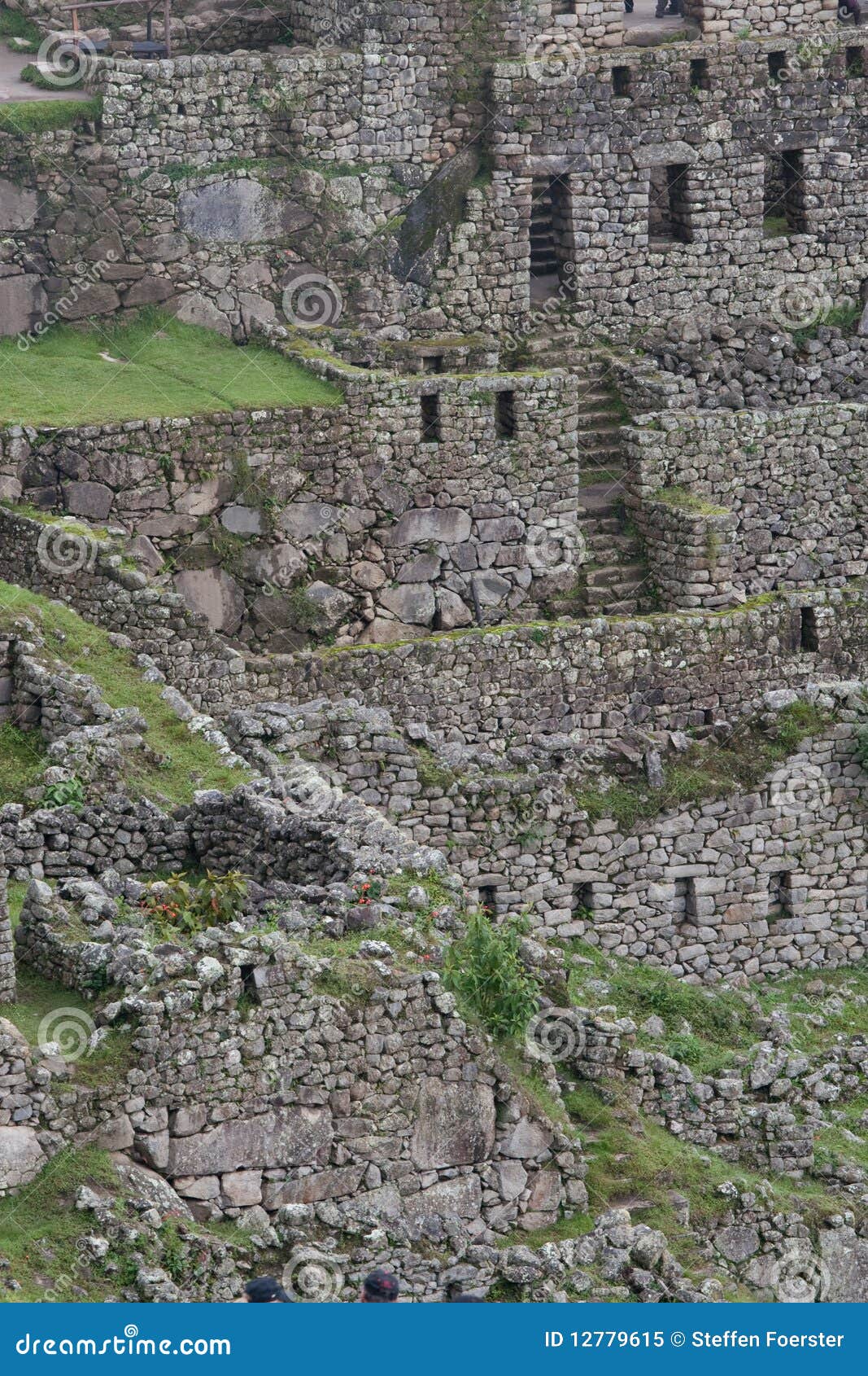 Ruinas Del Inca En Machu Picchu Imagen de archivo - Imagen de niebla ...