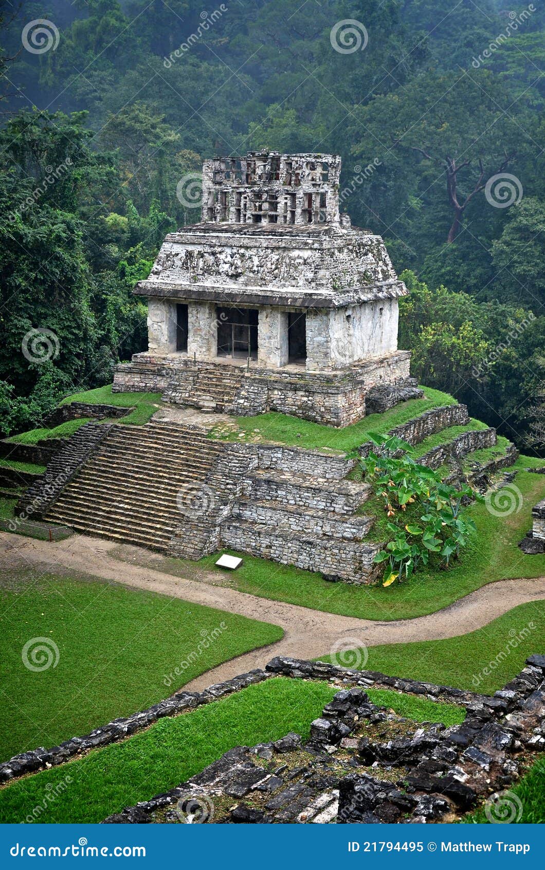 Ruinas en Palenque imagen de archivo. Imagen de alto - 21794495