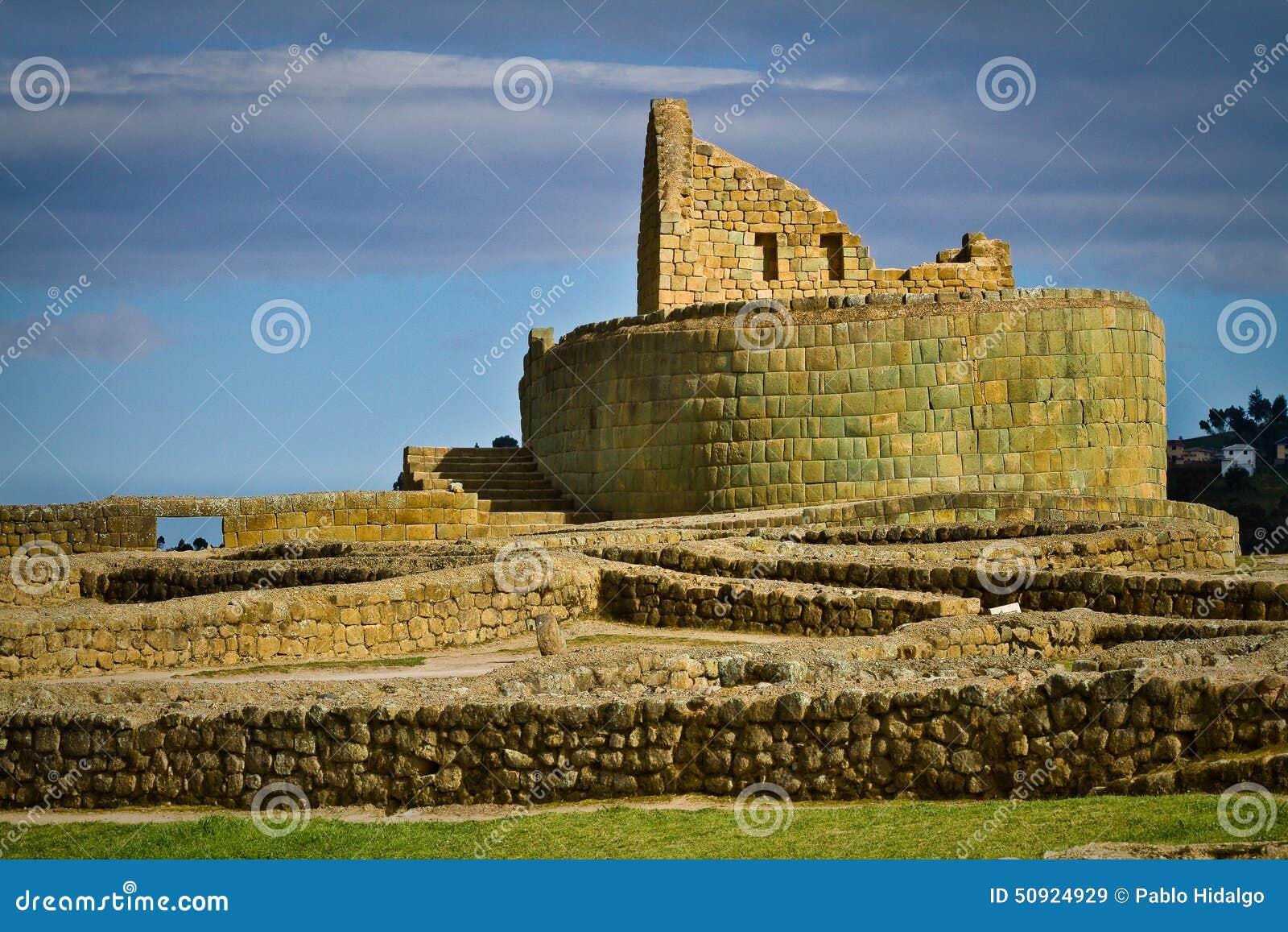 Ruinas Importantes Del Inca De Ingapirca En Ecuador Imagen de archivo ...