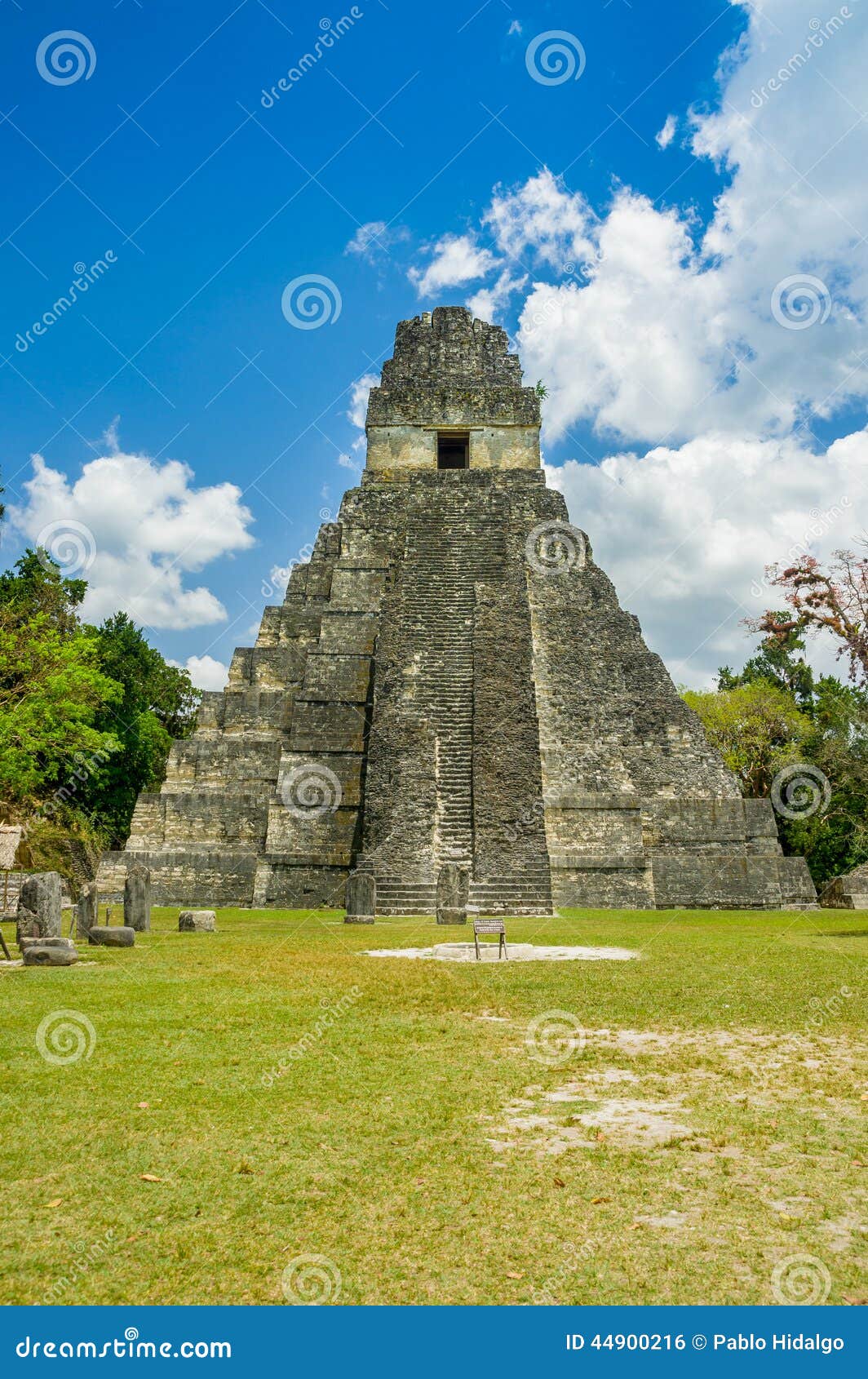 Ruinas Mayas De Tikal En Guatemala Foto de archivo - Imagen de viejo ...
