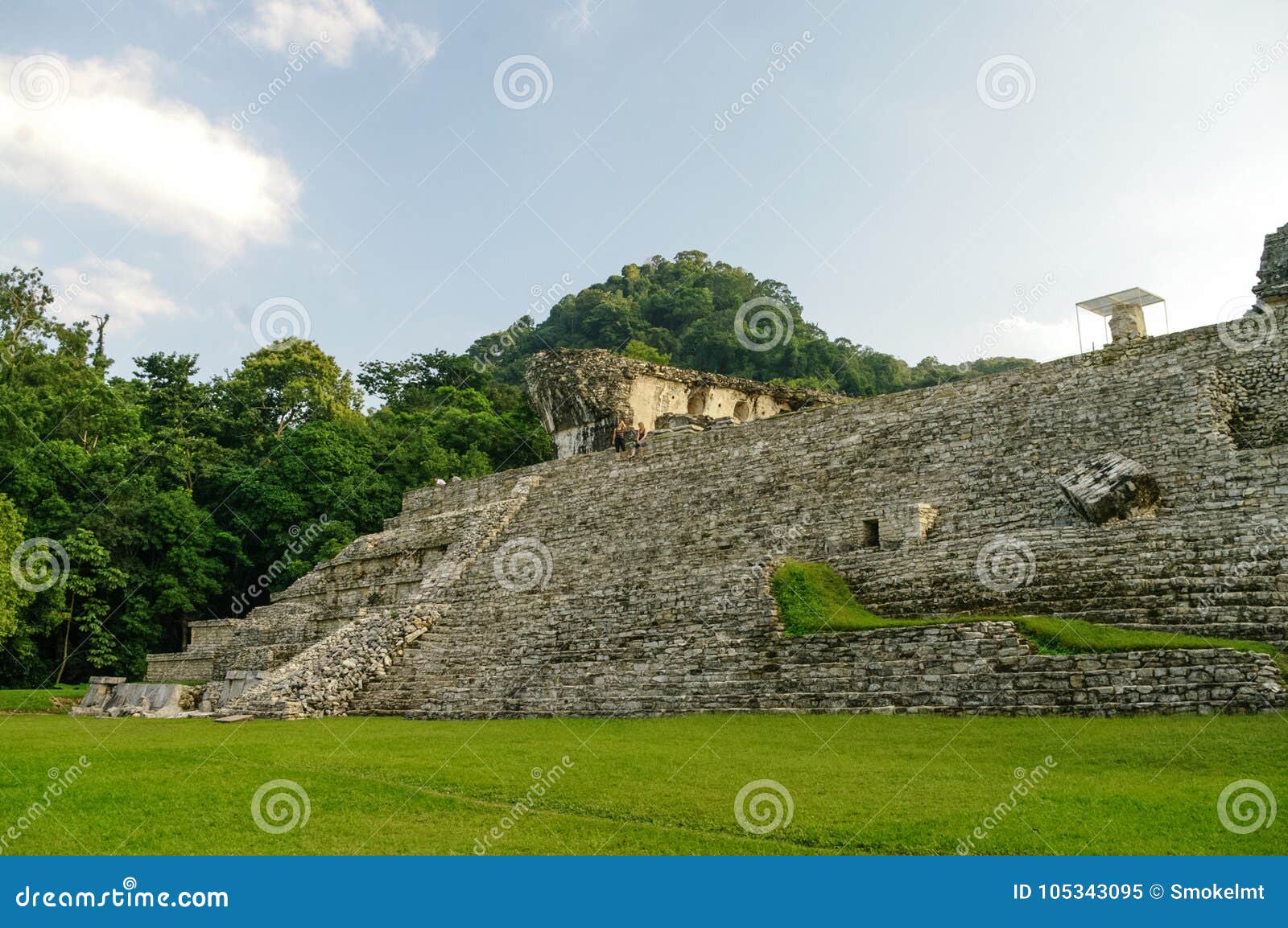 Ruinas Mayas En Palenque, Chiapas Imagen de archivo - Imagen de sitio ...