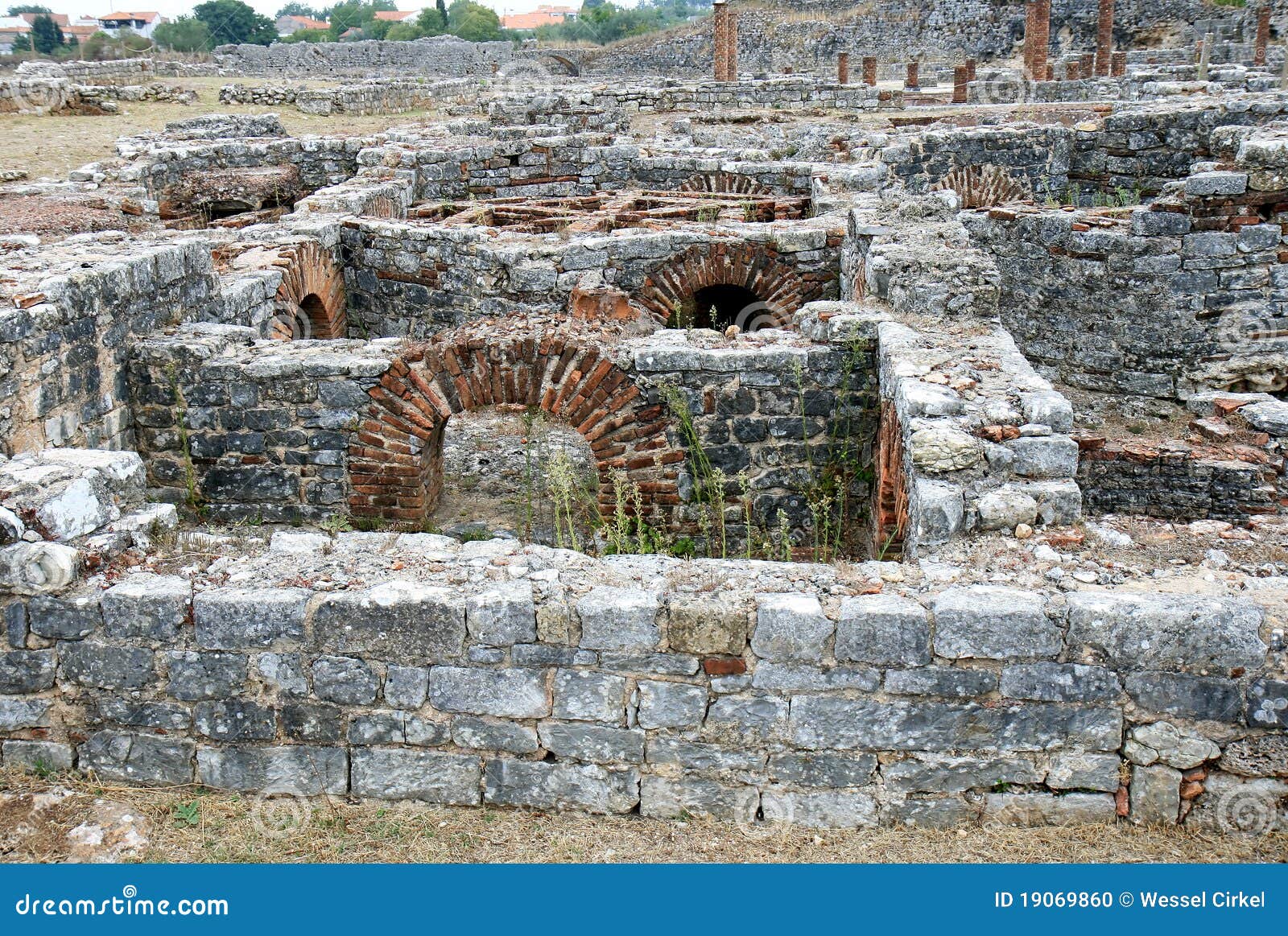 Ruinas Romanas De Conimbriga, Portugal Foto de archivo - Imagen de ...