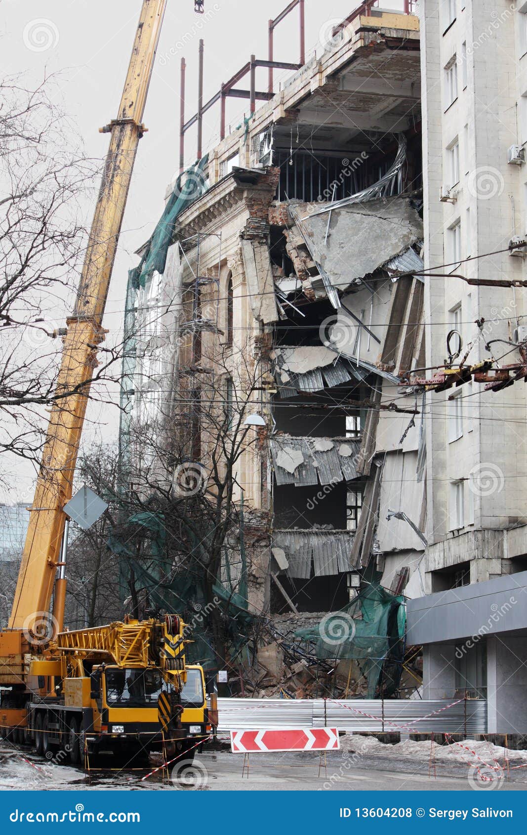 Ruined building stock photo. Image of collapsing, wall - 13604208