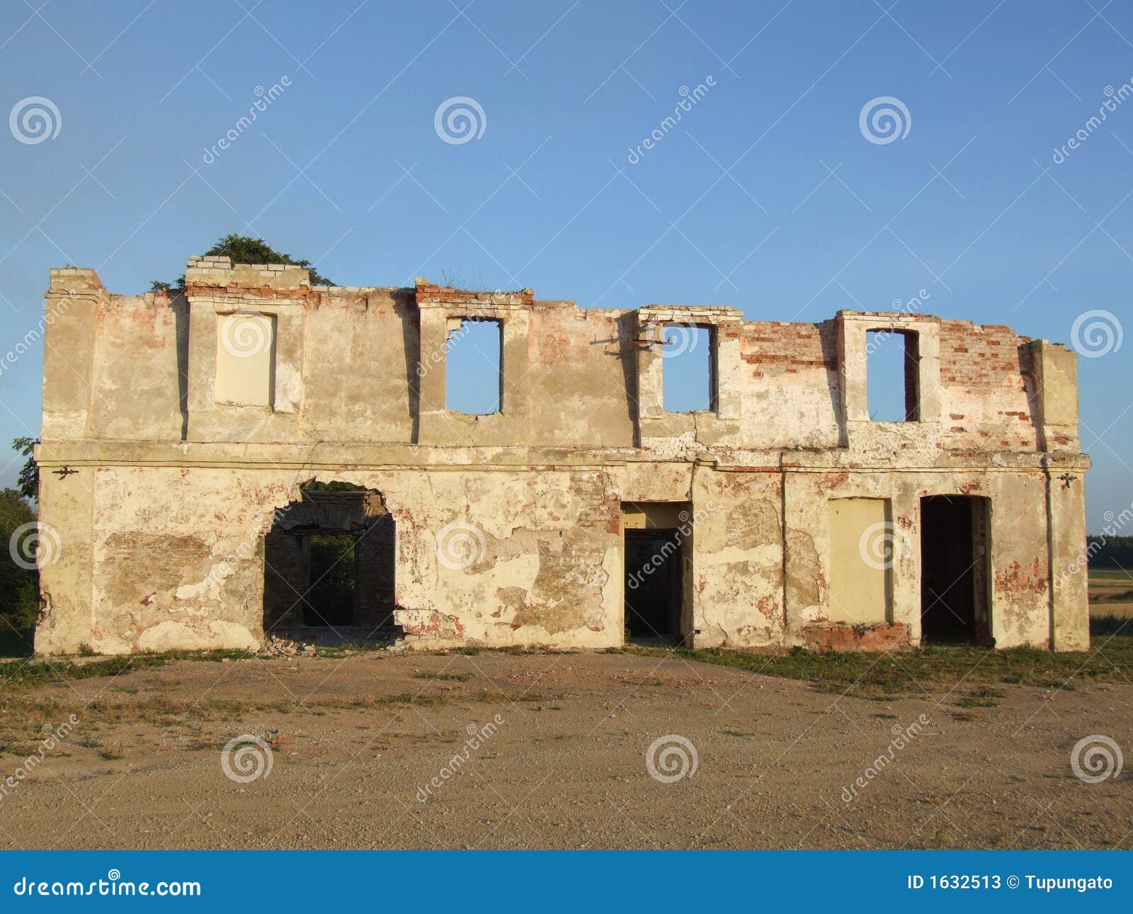Ruined building stock image. Image of estonia, industrial - 1632513