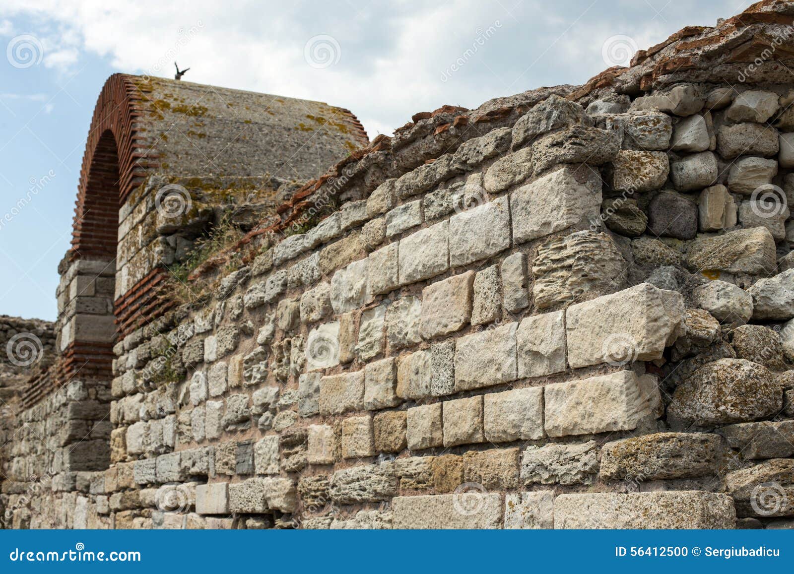 Ruined building stock photo. Image of ruins, architectural - 56412500