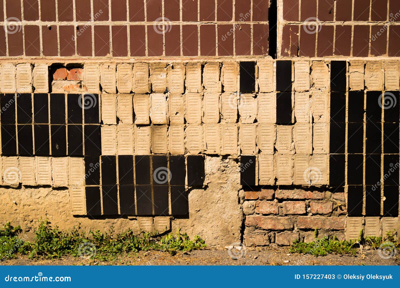 The Ruined Building. the Ruined Walls. Old, Broken House Stock Image ...