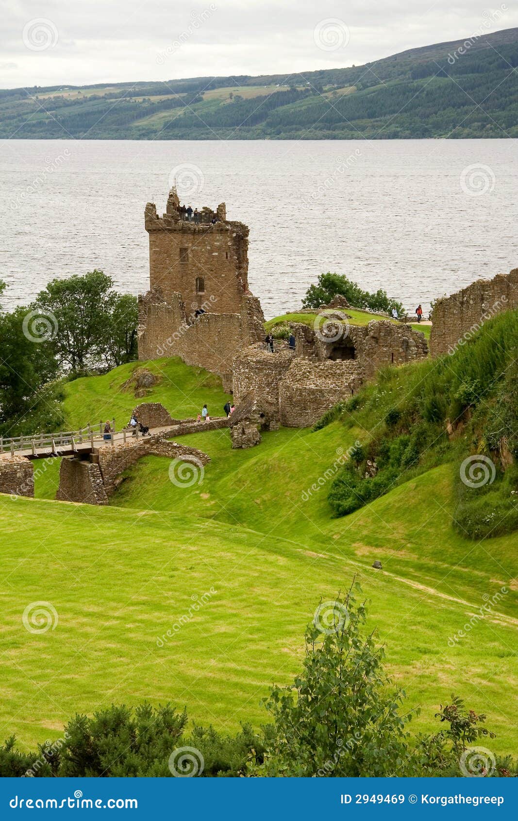 Ruined Castle stock image. Image of ancient, scotland - 2949469
